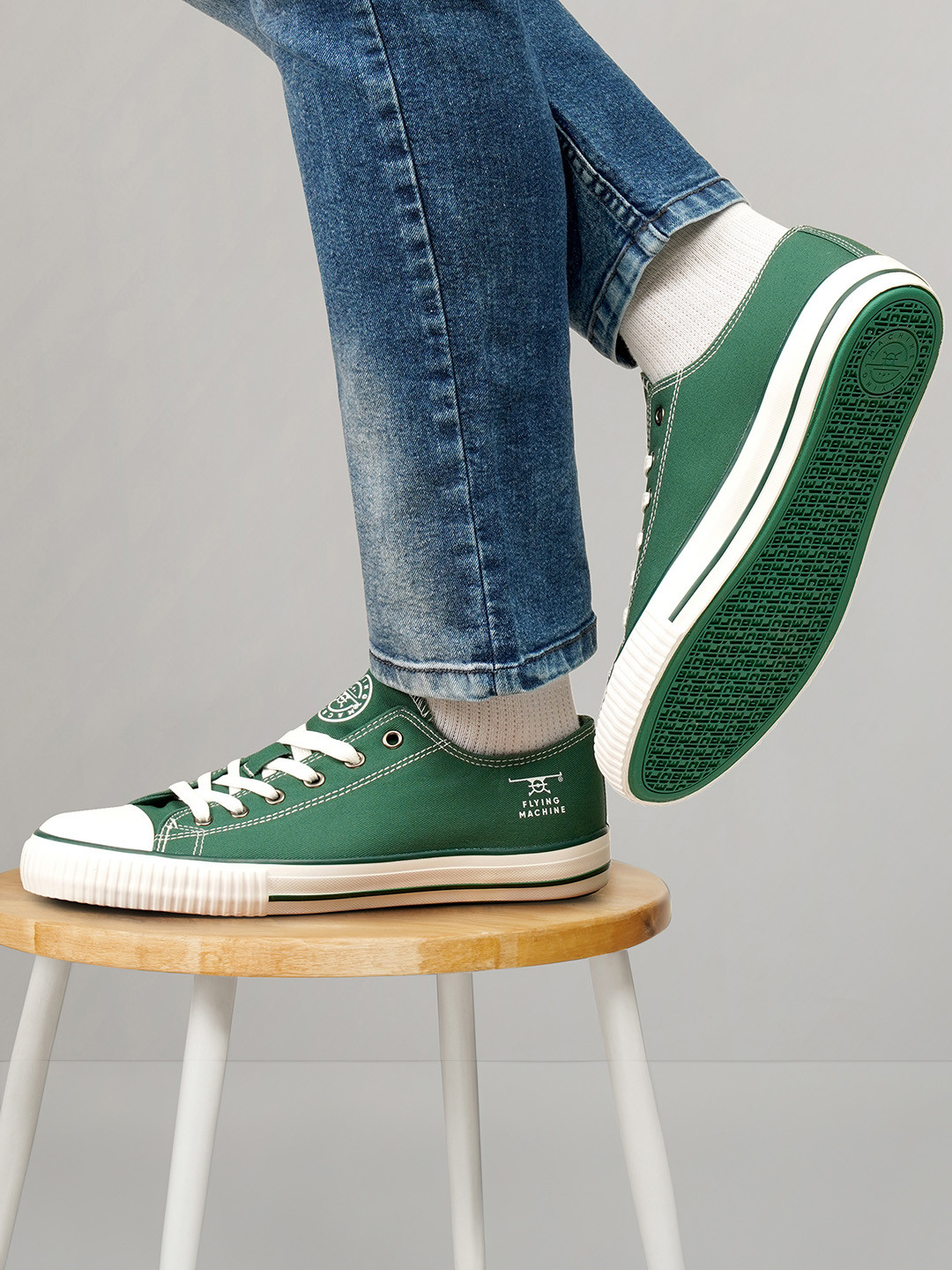 Buy Flying Machine Men Colourblocked COX Sneakers - Casual Shoes for ...