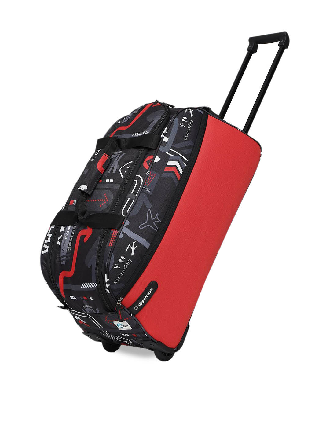 Buy Uppercase JFK 52 Printed Large Reversible Duffel Bag 46L - Duffel ...