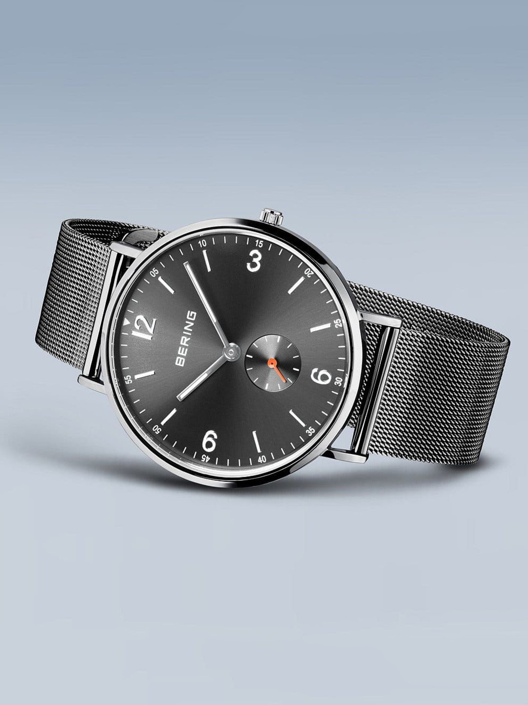 Buy BERING Men Round Dial Bracelet Style Straps Analogue Watch 14040 ...