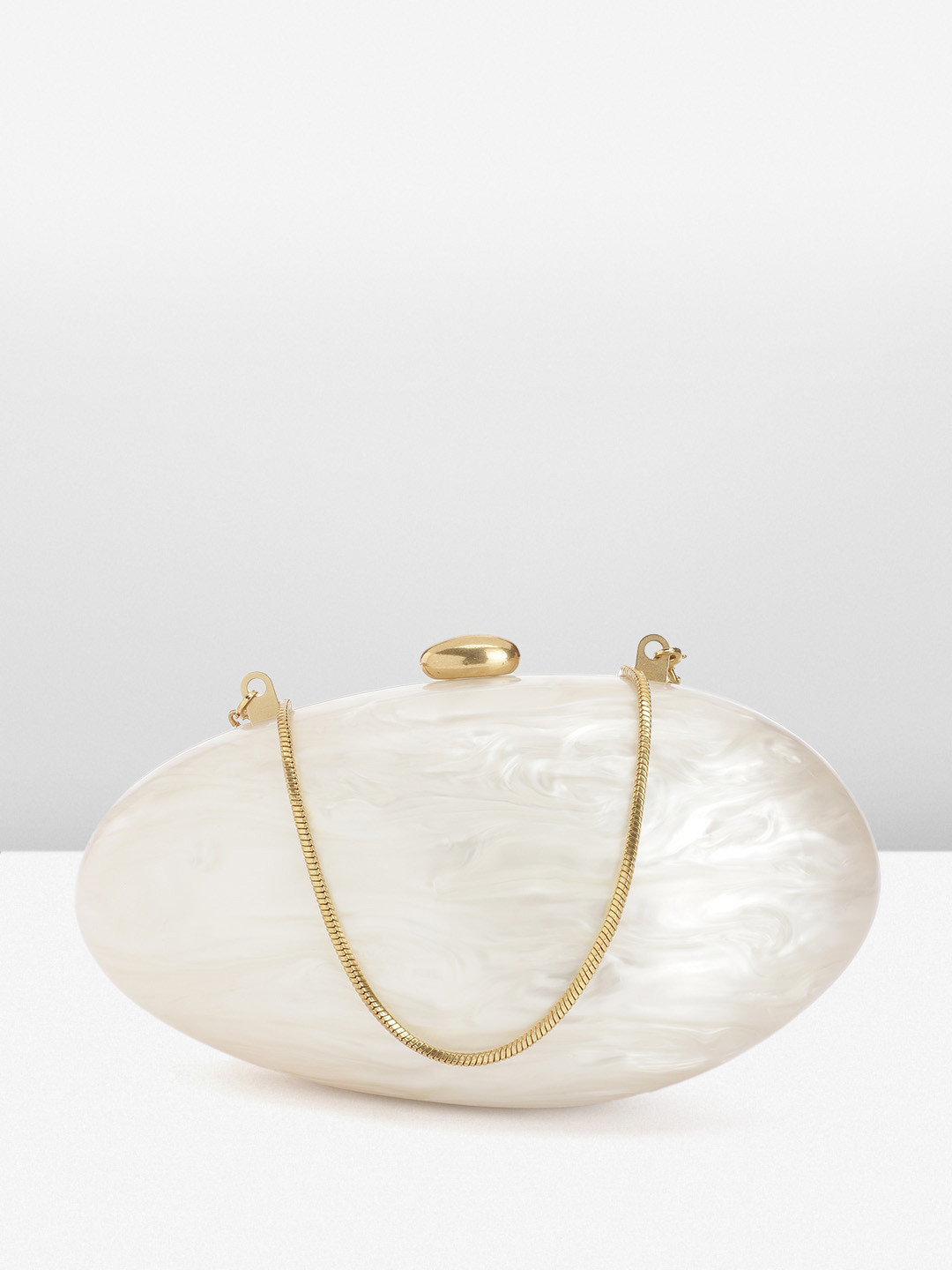 Buy MANGO Pearl Effect Box Clutch - Clutches for Women 30212422 | Myntra
