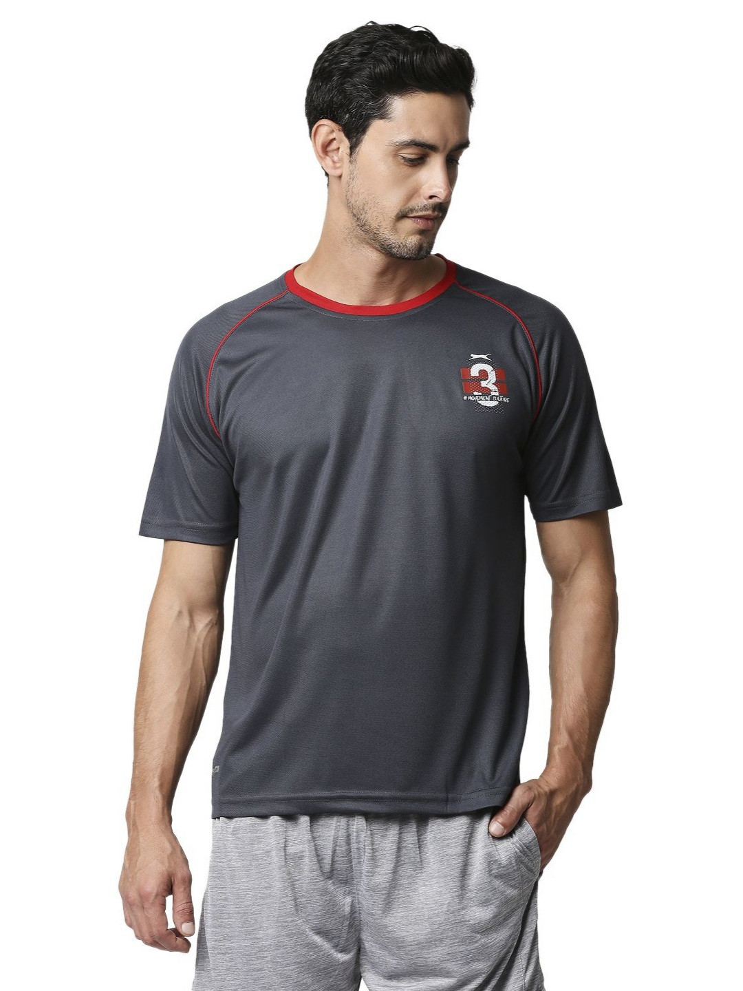 Buy Black Panther Men Dri FIT Applique T Shirt - Tshirts for Men ...