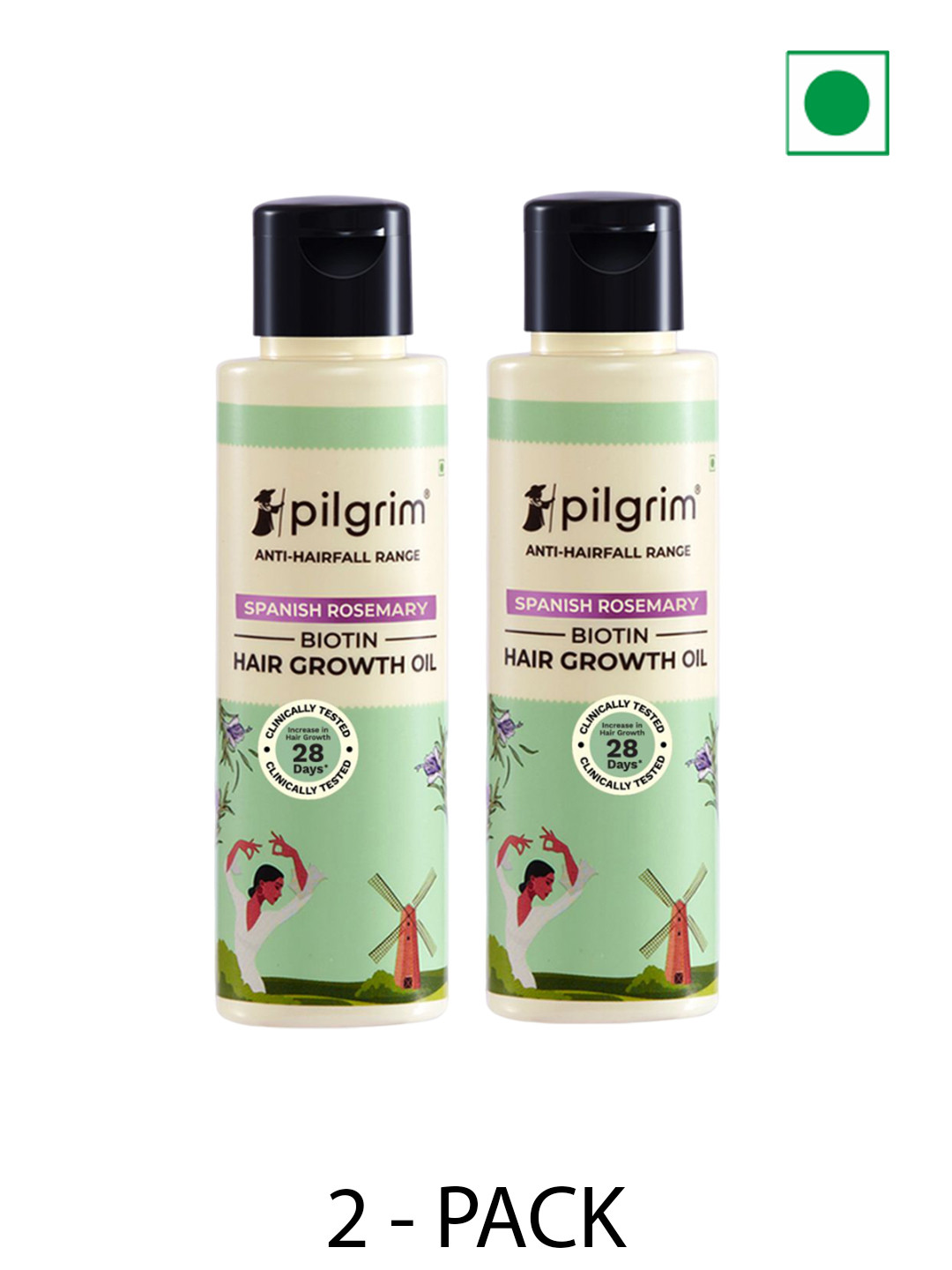 Buy Pilgrim Set Of 2 Anti Fall Range Spanish Rosemary & Biotin Hair ...