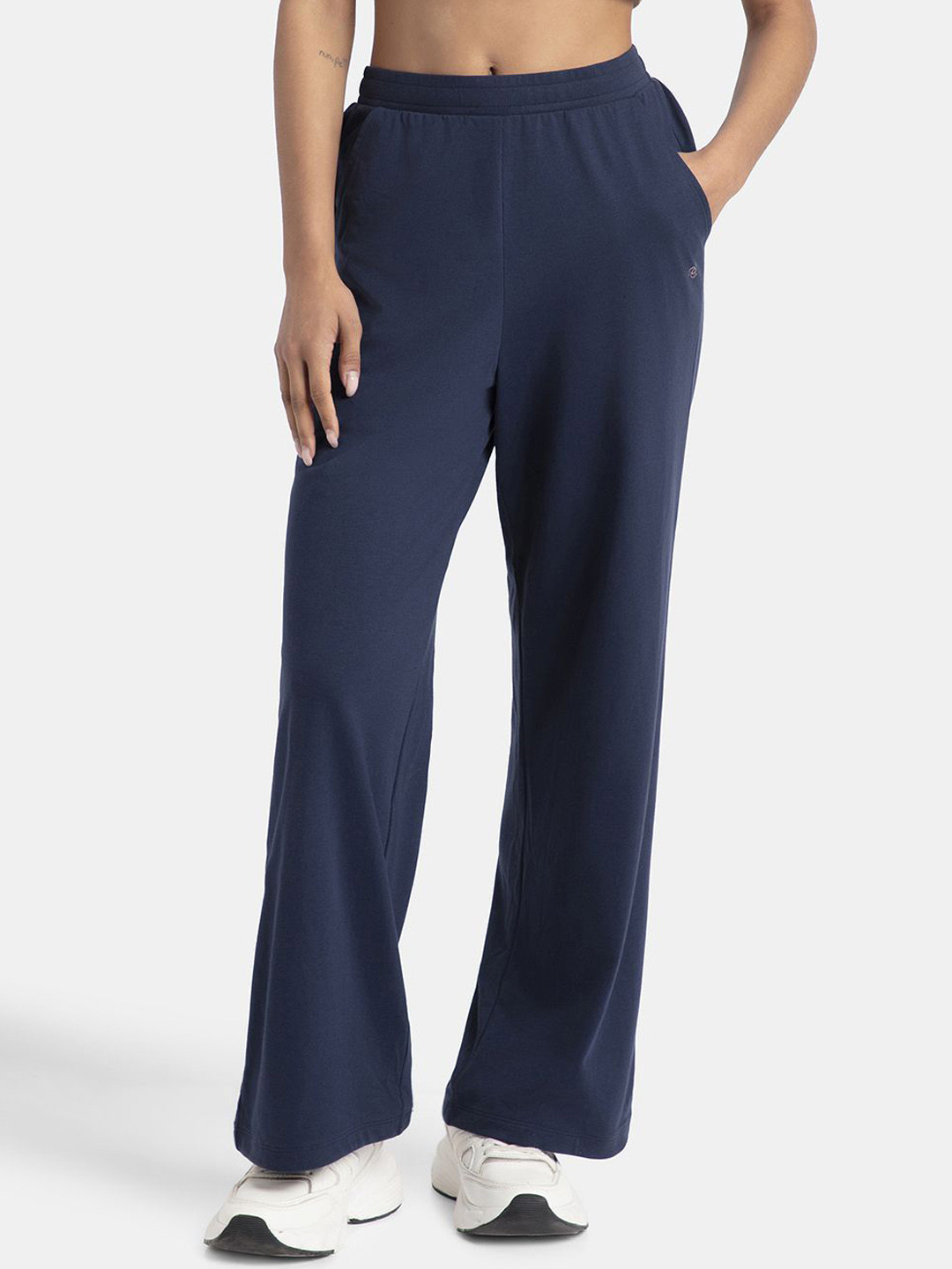 Buy Jockey Super Combed Cotton Rich Straight Fit Wide Leg Pant A158 ...