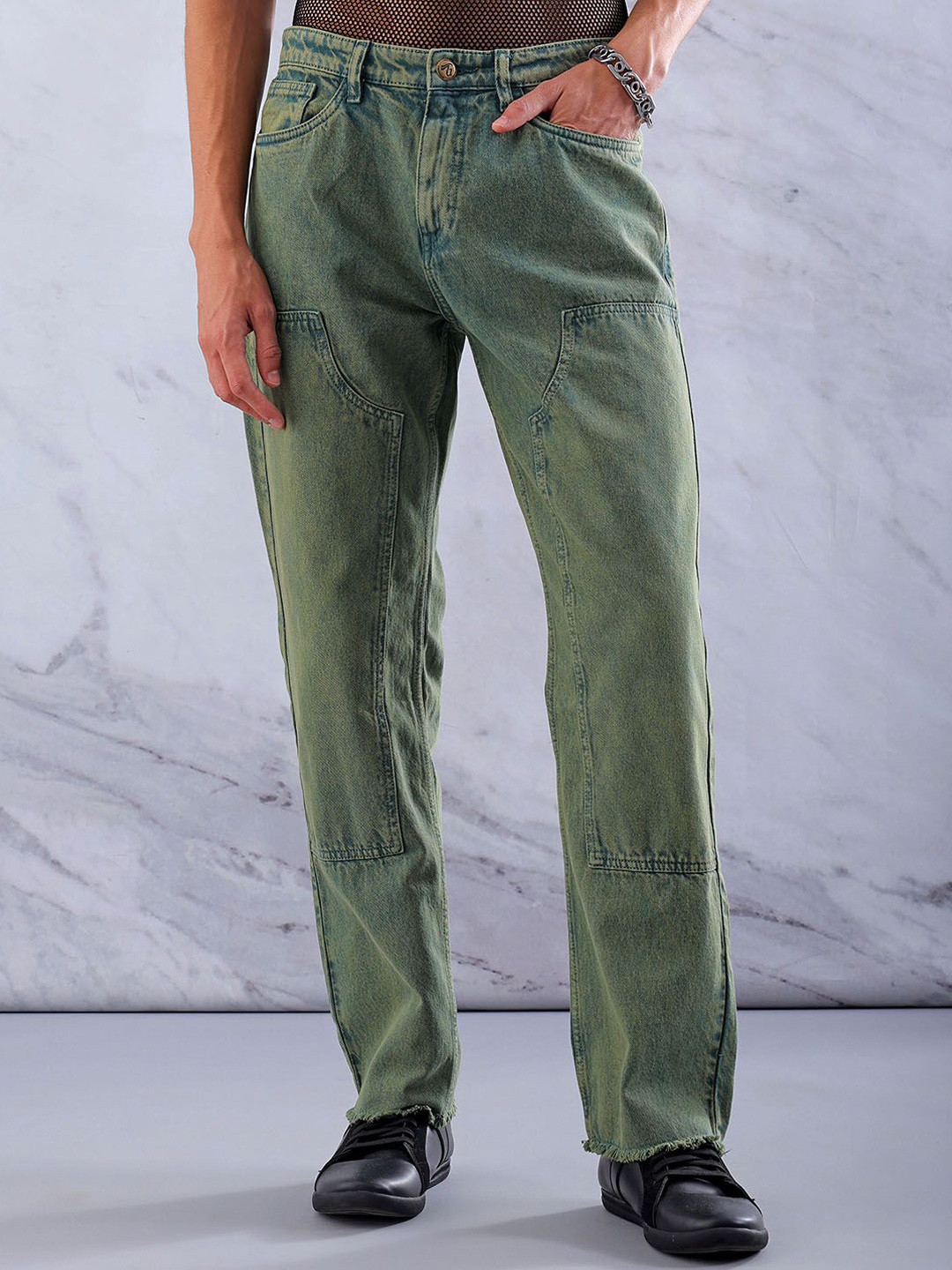 Buy The Indian Garage Co Men Cotton Relaxed Fit Jeans - Jeans for Men ...