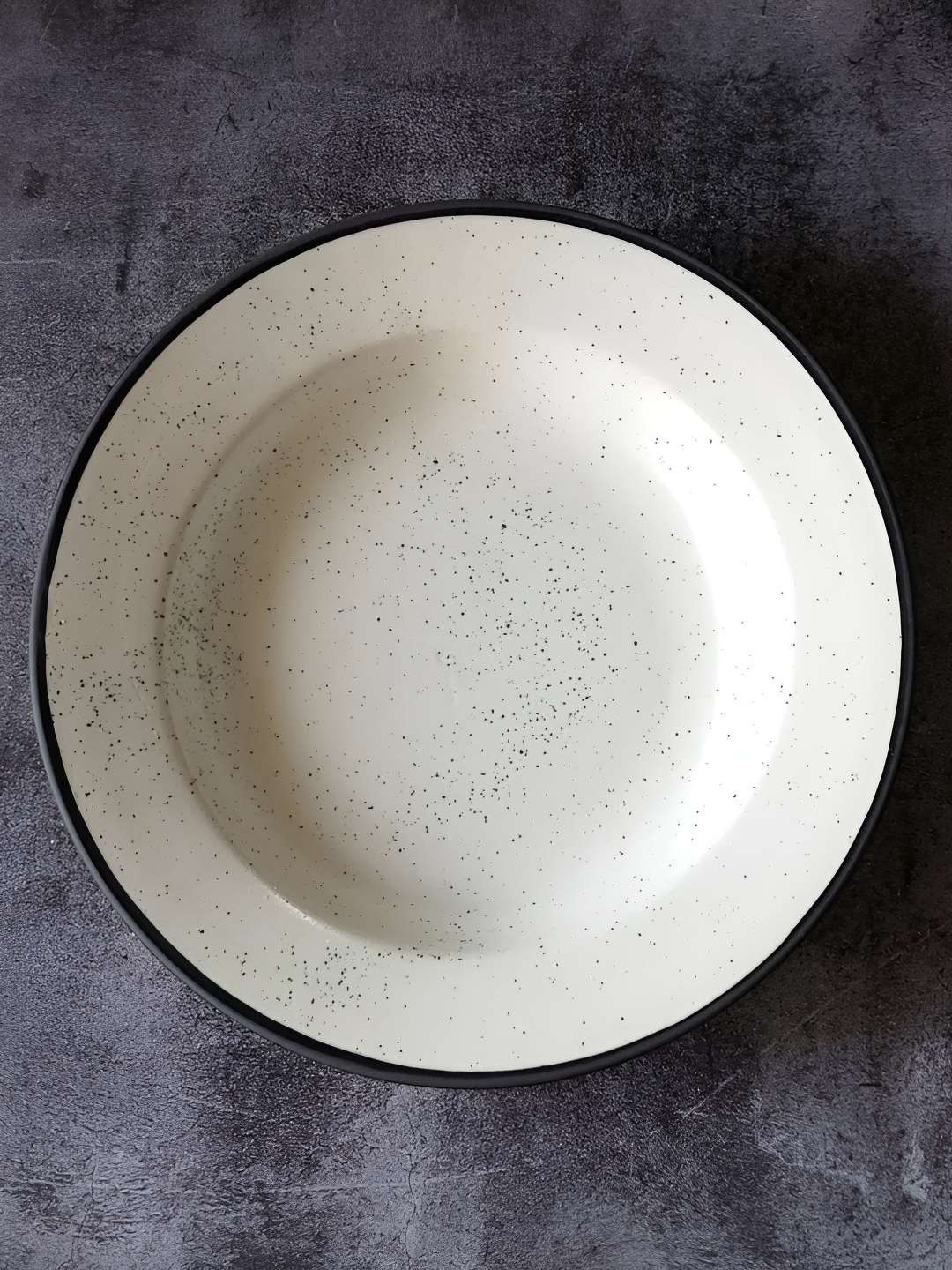 Buy Lupaava White Ceramic Microwave Safe Paste Plate - Plates for ...