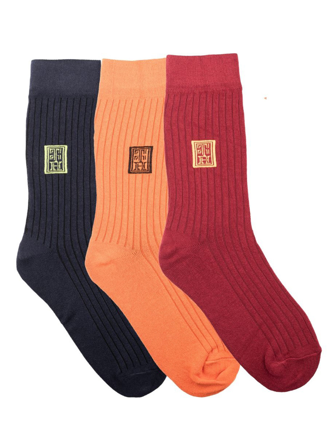 Buy The Tie Hub Men Pack Of 3 Crew Length Socks - Socks for Men ...