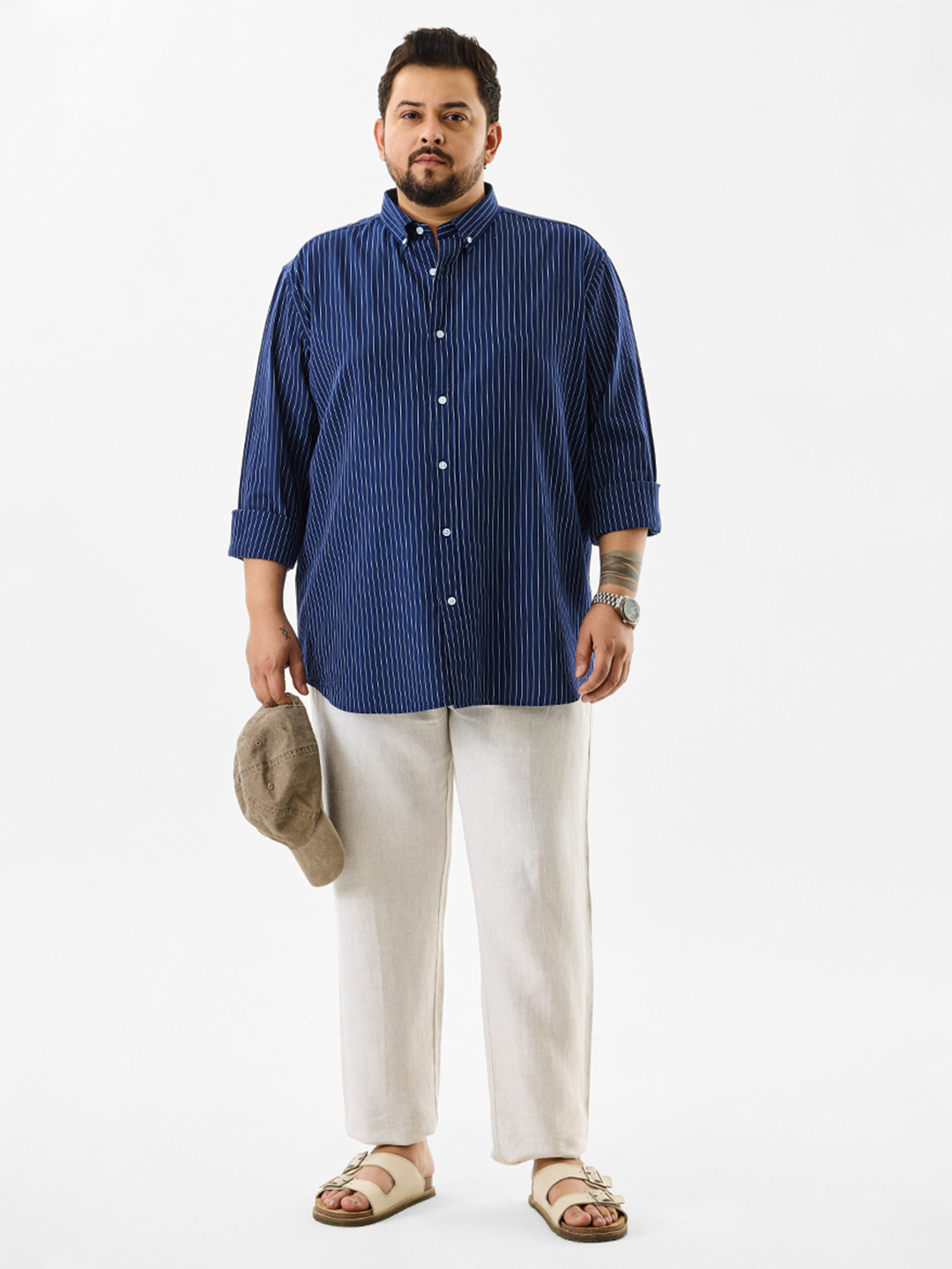 Buy Snitch Men Plus Size Smart Slim Fit Opaque Formal Shirt - Shirts ...