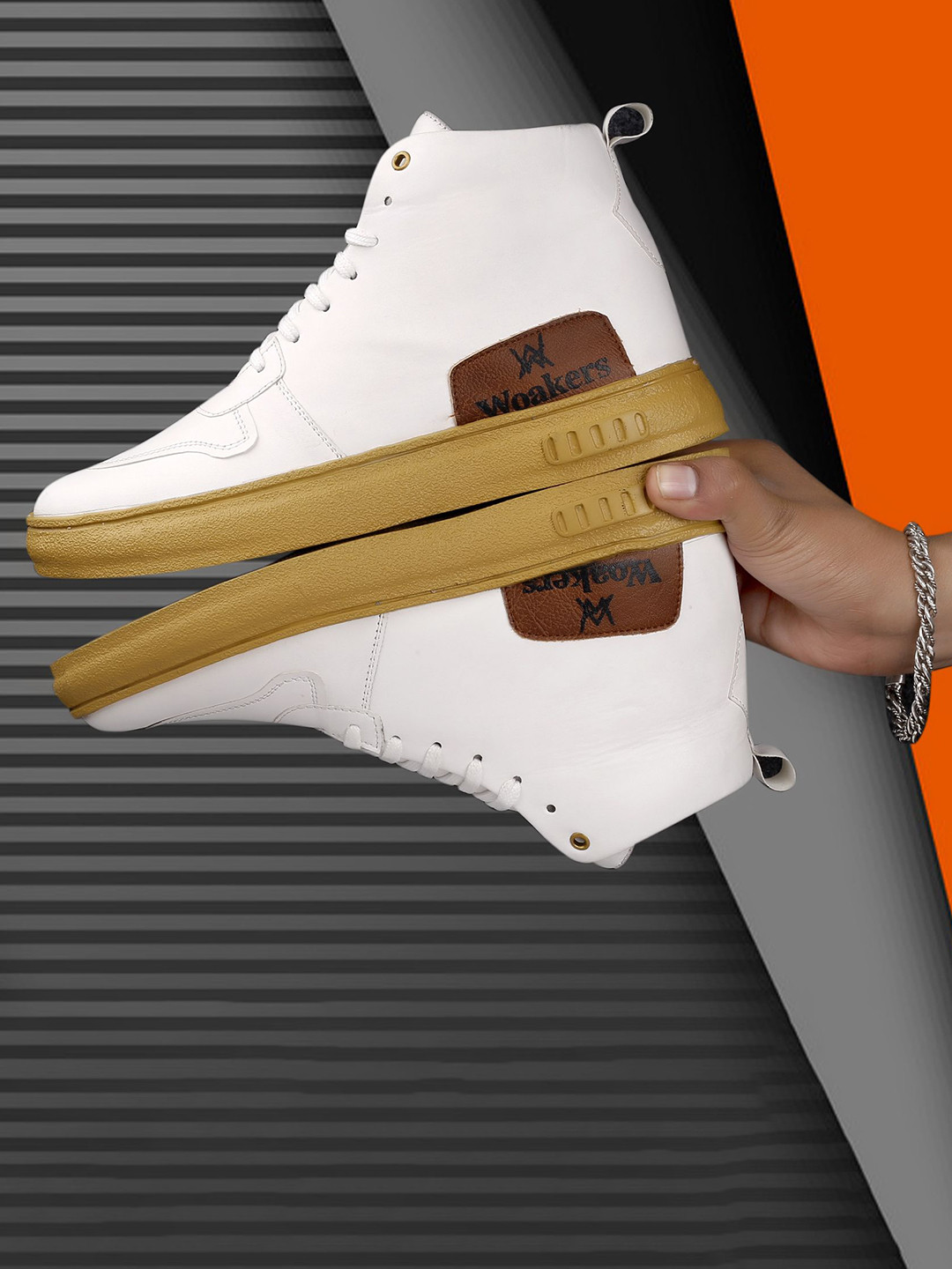 Buy Woakers Men Leather Sneakers - Casual Shoes for Men 30249020 | Myntra