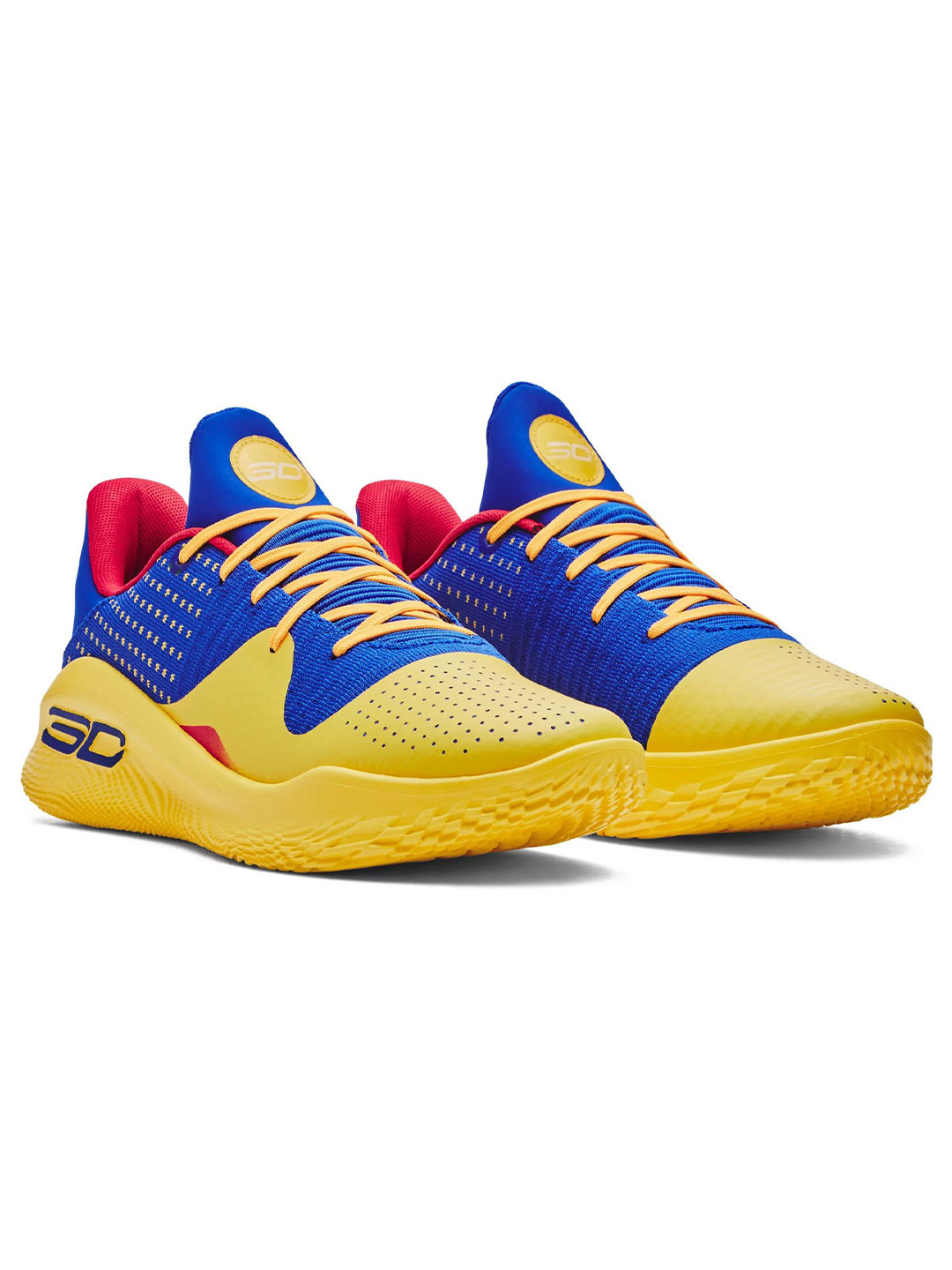 Buy UNDER ARMOUR UA Curry 4 Men Colorblocked Lace Ups High Top Round ...