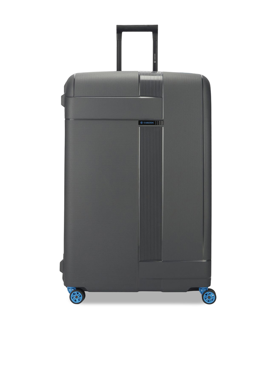 Buy CARLTON Vault Upright Textured Hard Sided Large Trolley Bag ...