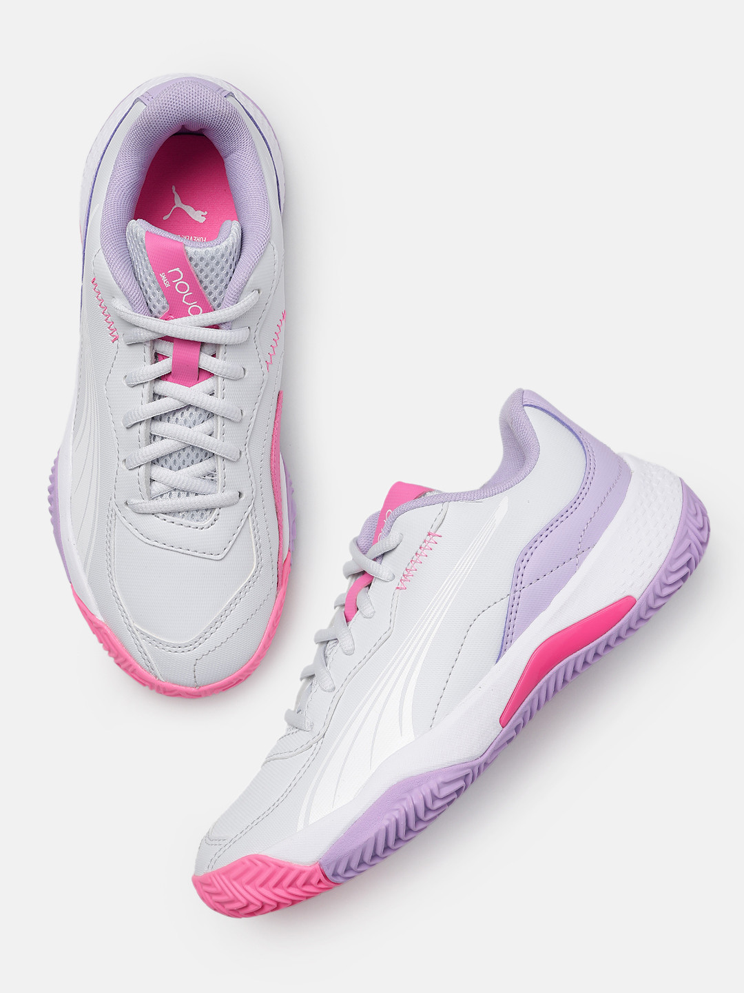 Buy Puma Women NOVA Smash Tennis Non Marking Shoes - Sports Shoes for ...