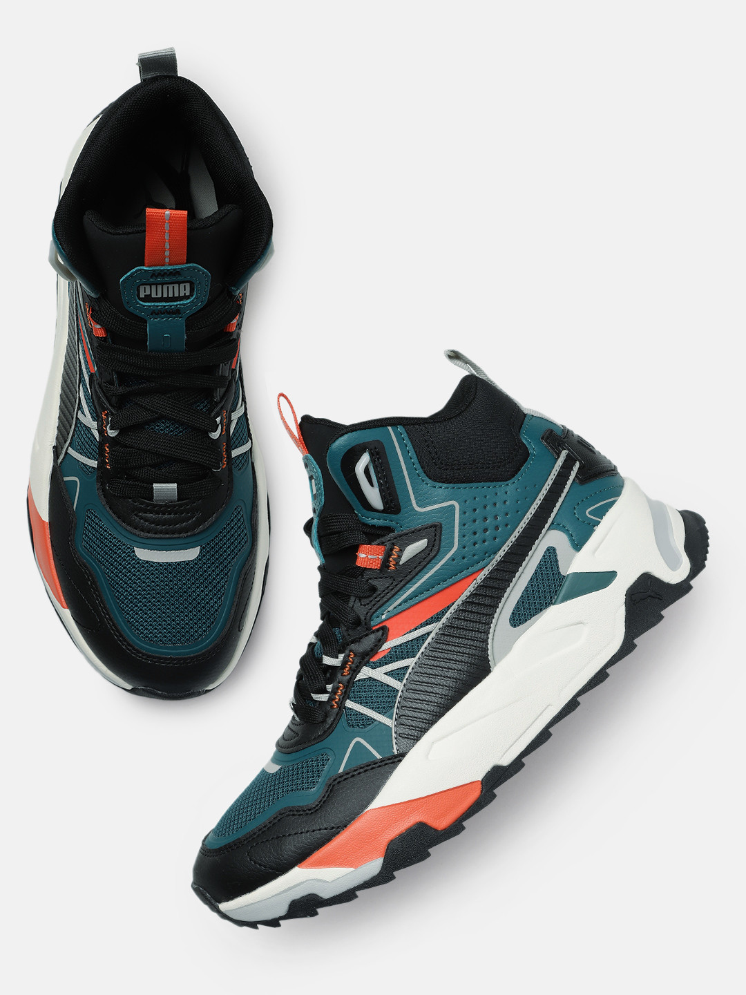 Buy Puma Men Trinity Mid Hybrid Textured Sneakers - Casual Shoes for ...