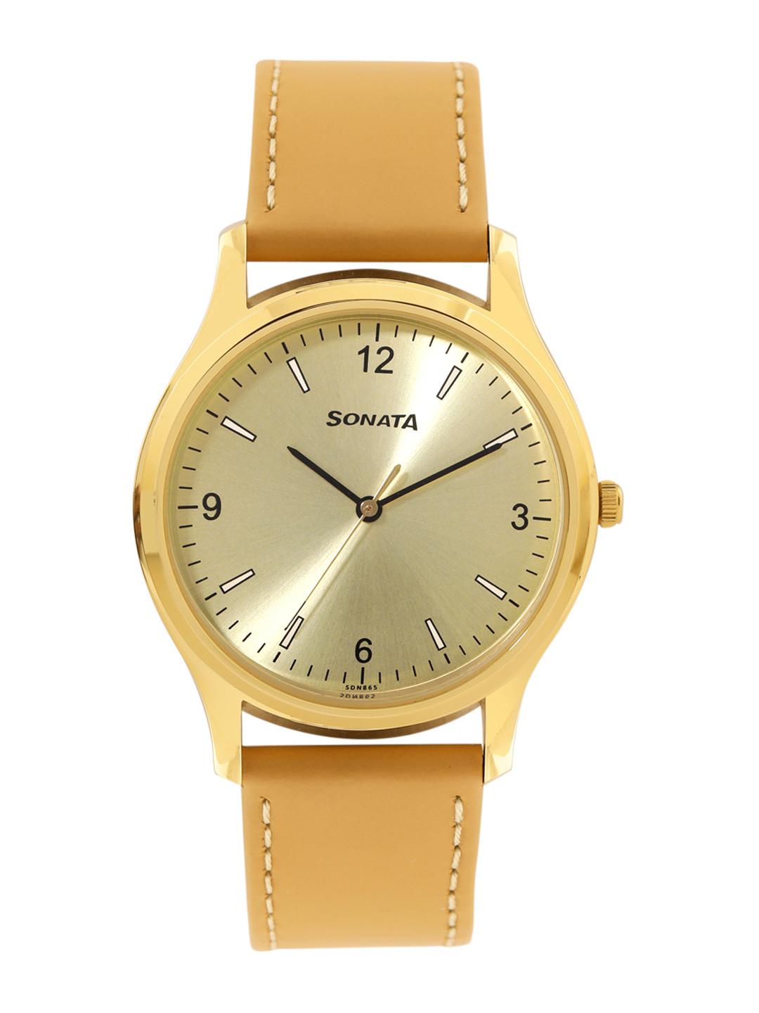 Buy Sonata Gents Essentials Stainless Steel Dial & Leather Straps ...