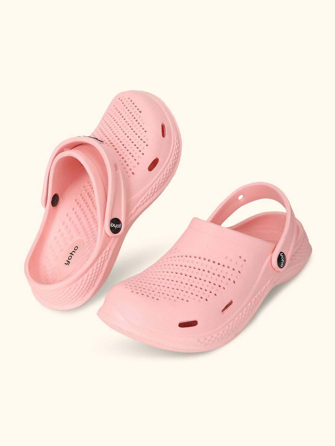Buy Yoho Women Classic Breathable Lightweight Adjustable Clog - Flip ...