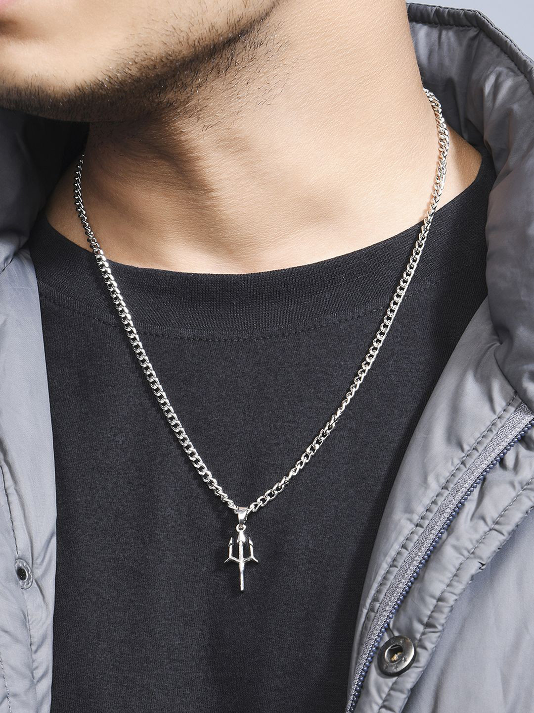 Buy The Bro Code Men Silver Plated Pendants With Chains - Pendant for ...
