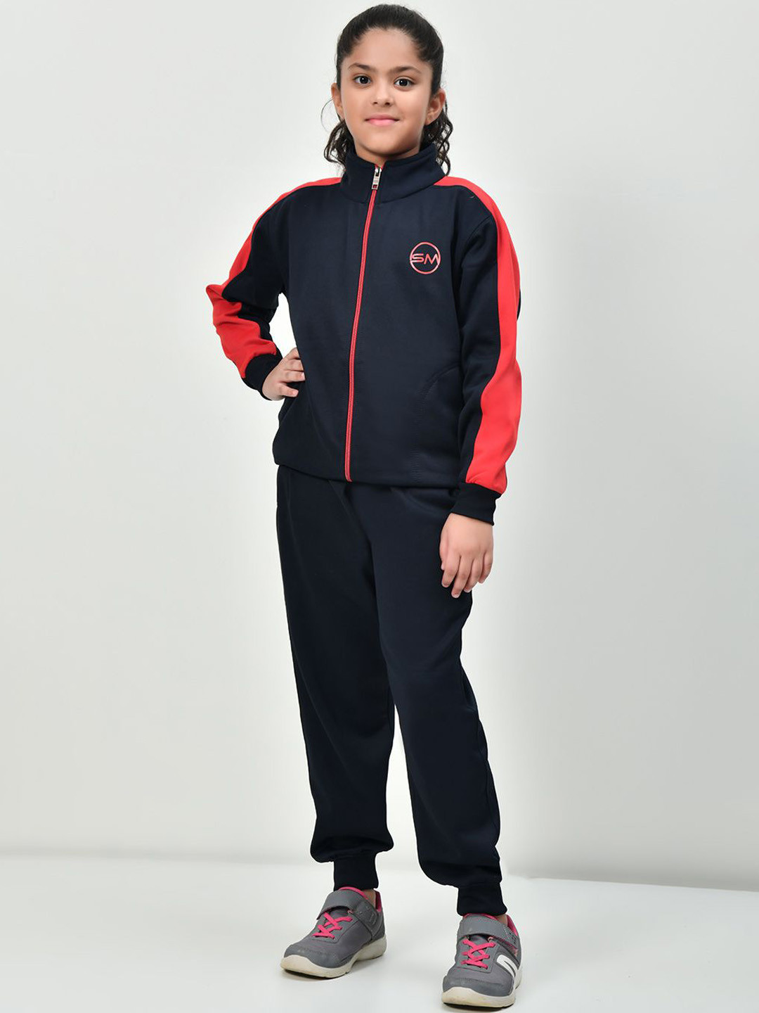 Buy SMSHOPMORE Track Suit For Girl's With Woolen Fabric For Regular Fit ...