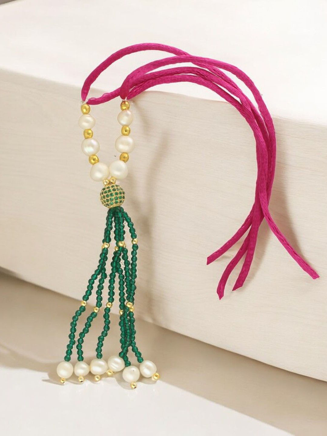 Buy Sri Jagdamba Pearls Dealer Fresh Water Pearl Beaded Lumba Thread ...