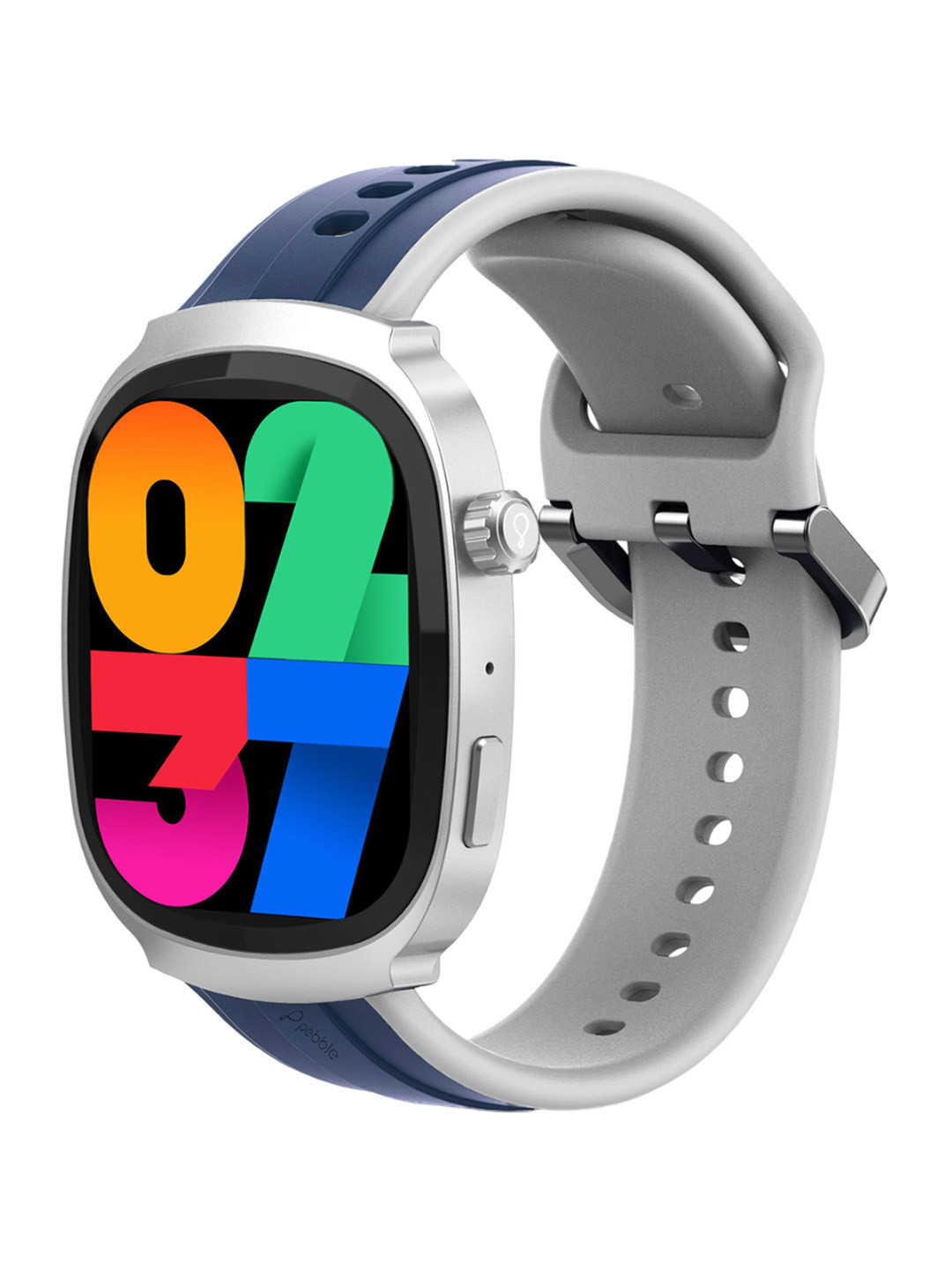 Buy Pebble Axis 1.96" Amoled Display, Quick Notification AOD BT Calling ...