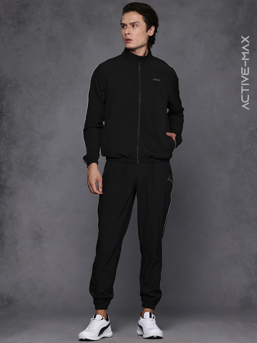 Buy HRX By Hrithik Roshan Men Running Tracksuit - Tracksuits for Men ...