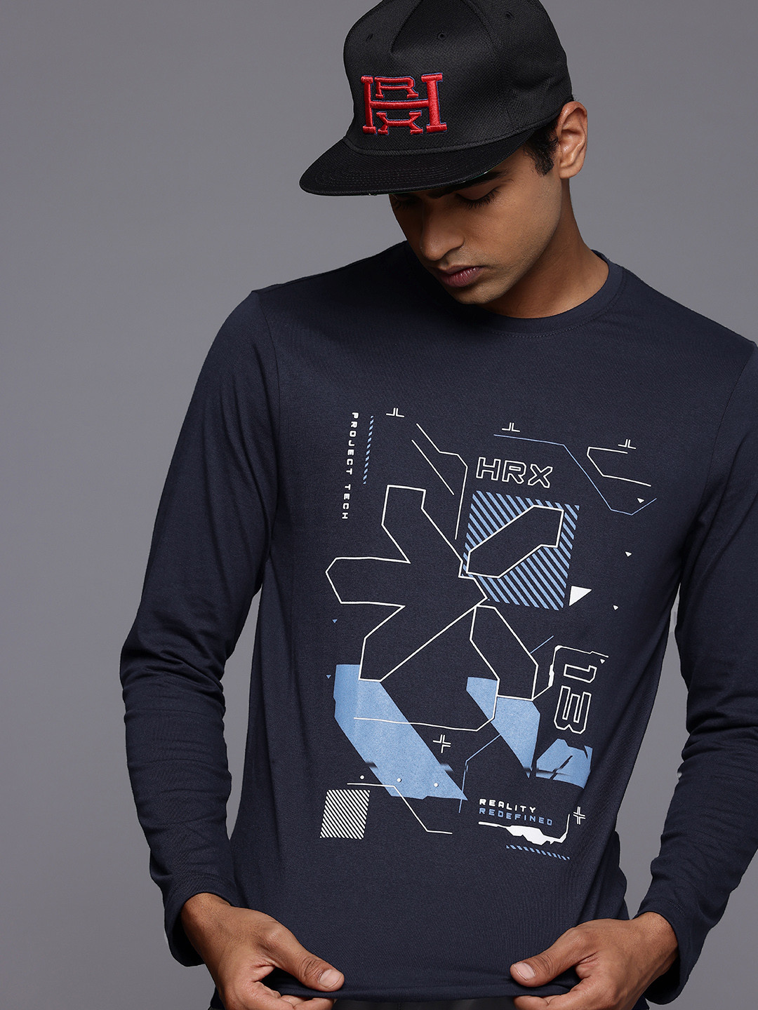 Buy HRX By Hrithik Roshan Graphic Printed T Shirt - Tshirts for Men ...