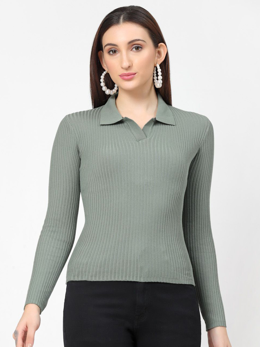 Buy Kalt Women Ribbed Pullover - Sweaters for Women 30271865 | Myntra