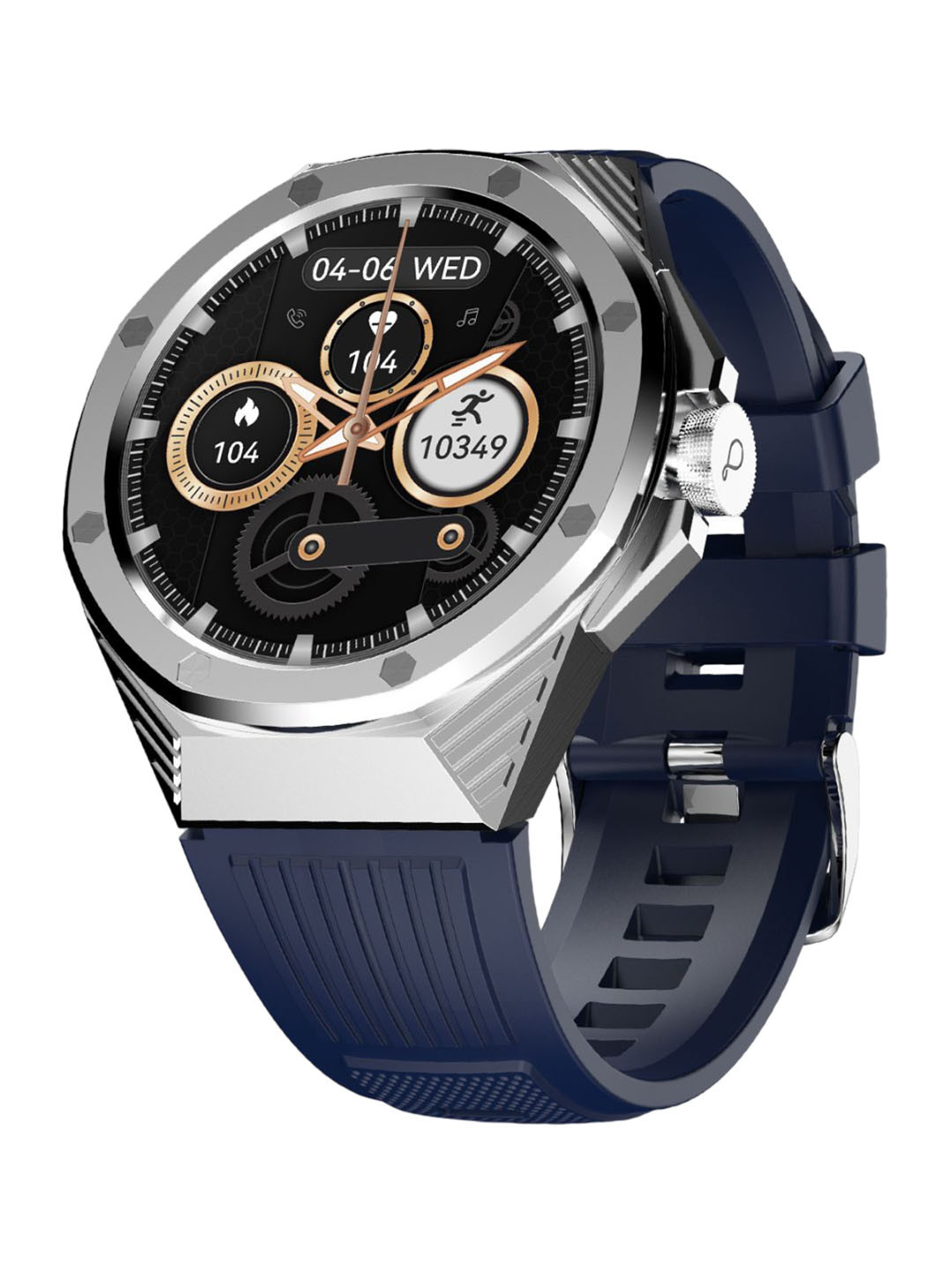 Buy Pebble Odyssey 1.46" HD Infinite Display BT Calling Premium Health ...