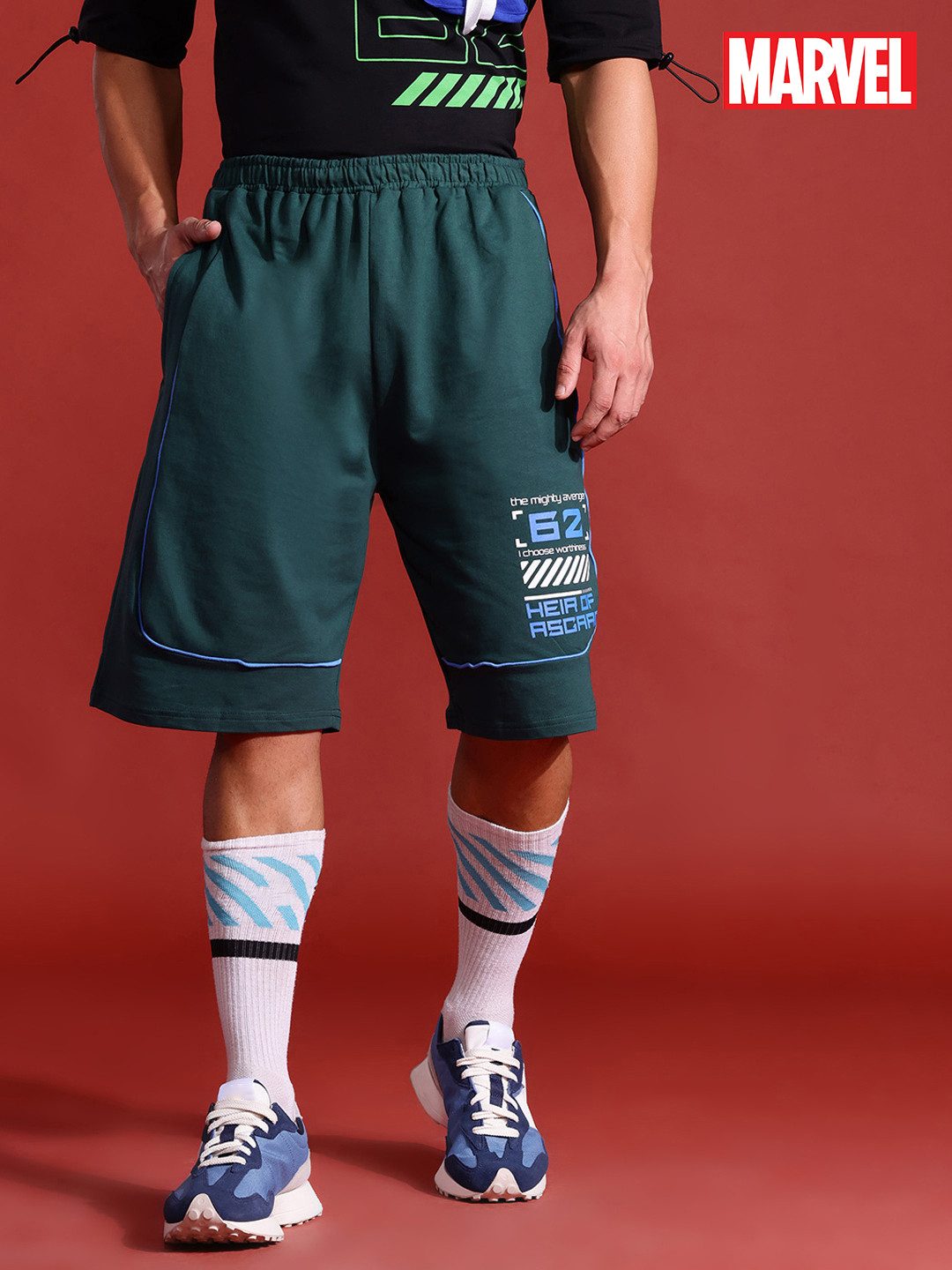 Buy MARVEL STREET Men Typography Printed Shorts - Shorts for Men ...