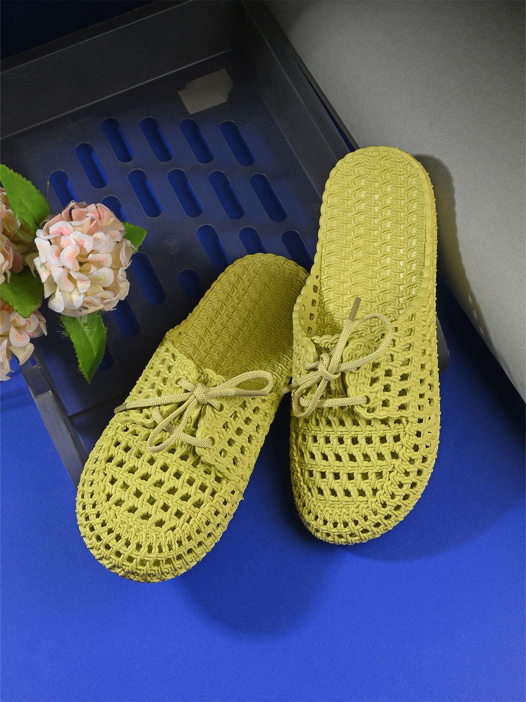 Buy Layasa Women Self Design Lightweight Clogs - Flip Flops for Women ...