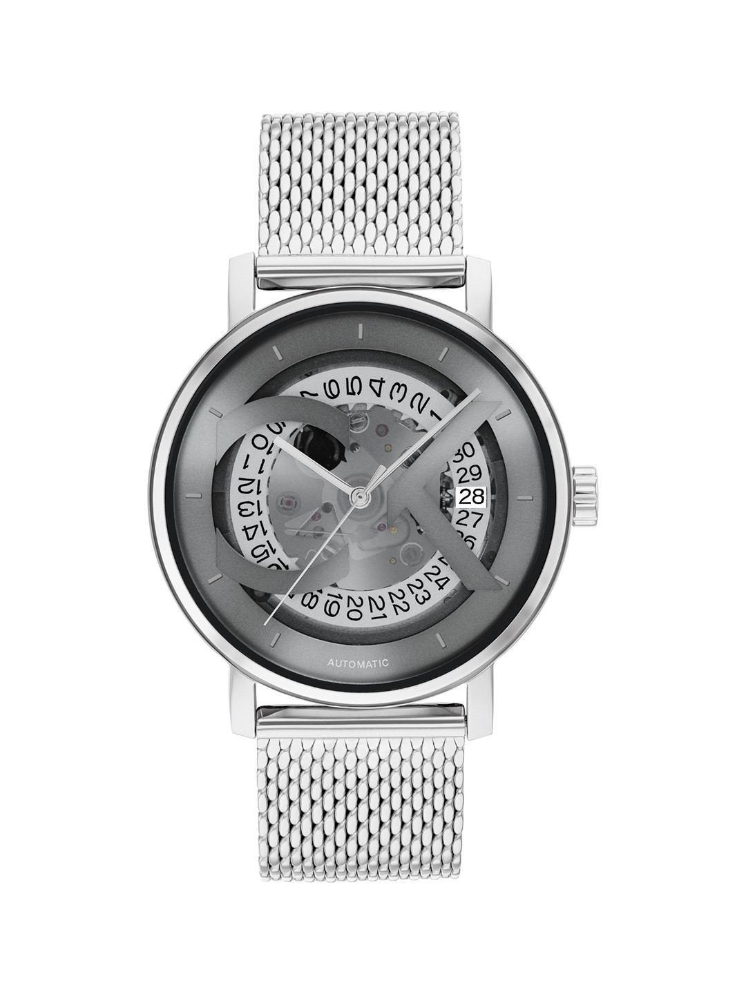 Buy Calvin Klein Unisex Iconic Analogue Automatic Motion Watch 25300004 ...