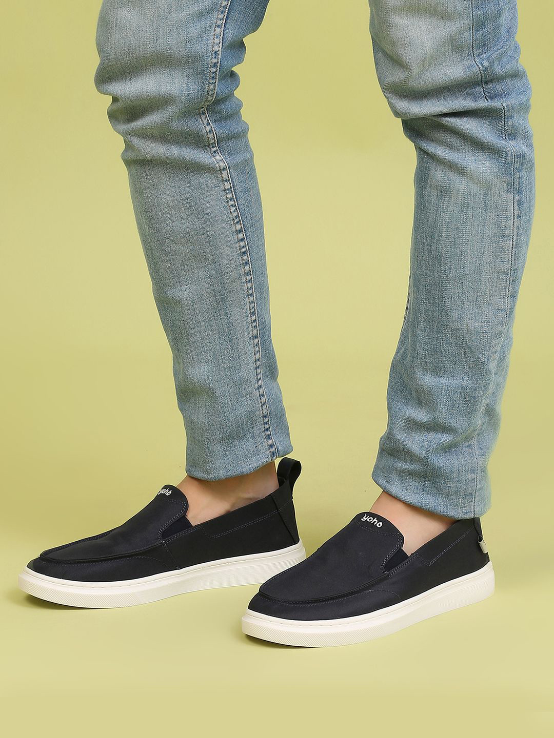 Buy Yoho Men Kite Breathable Slip On Sneaker - Casual Shoes for Men ...