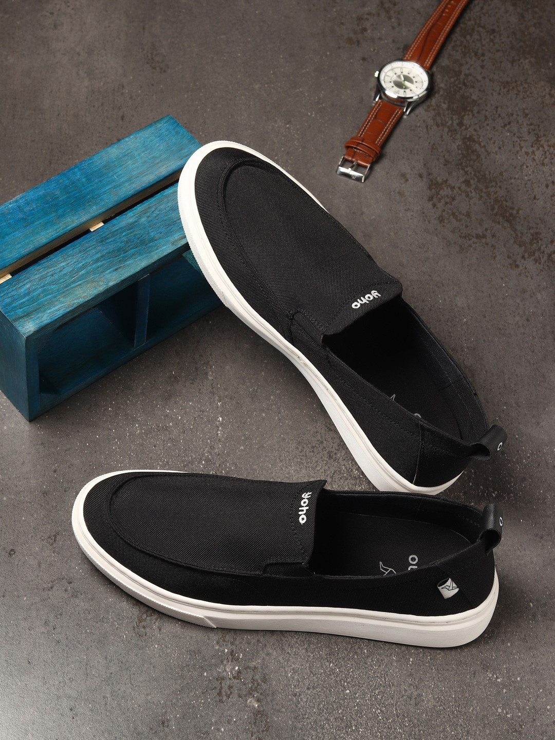 Buy Yoho Men Kite Breathable Slip On Sneaker - Casual Shoes for Men ...