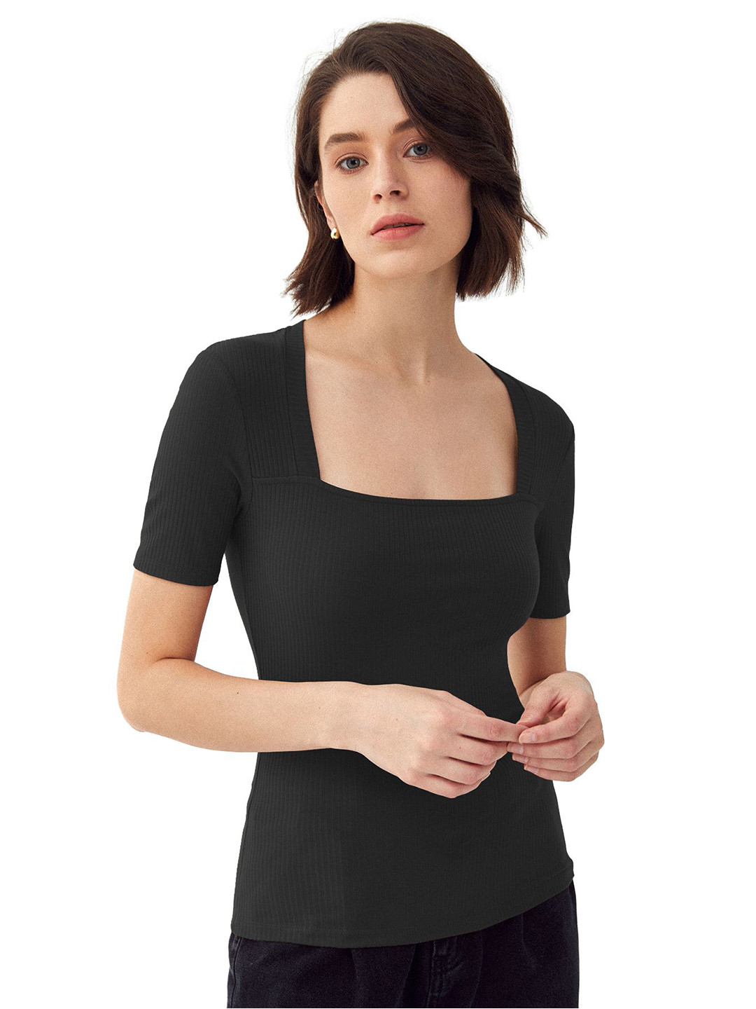 Buy BAESD Sheen Sheer Top - Tops for Women 30287709 | Myntra