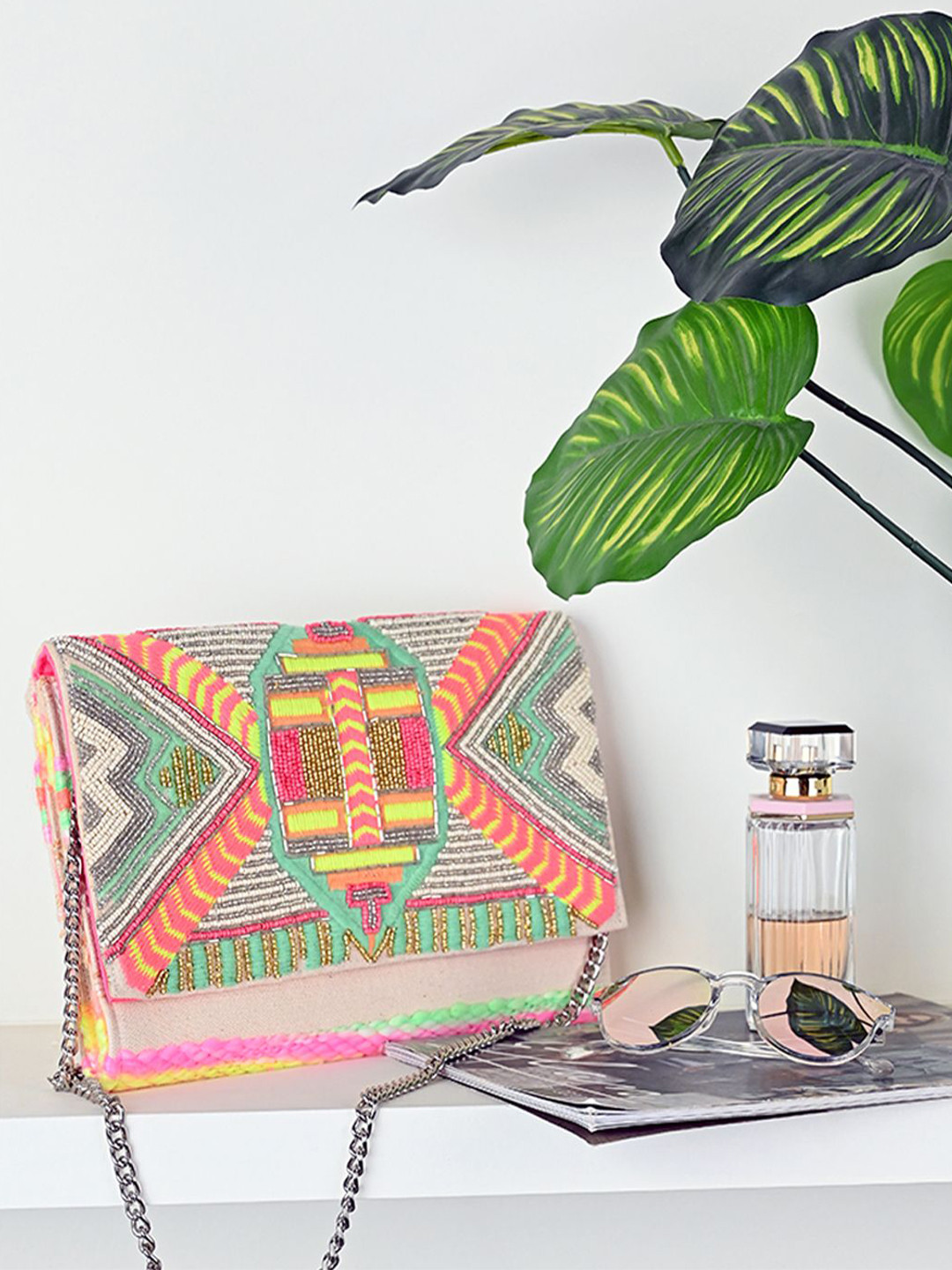 Buy BohoGirl Embellished Foldover Clutch - Clutches for Women 30290260 ...