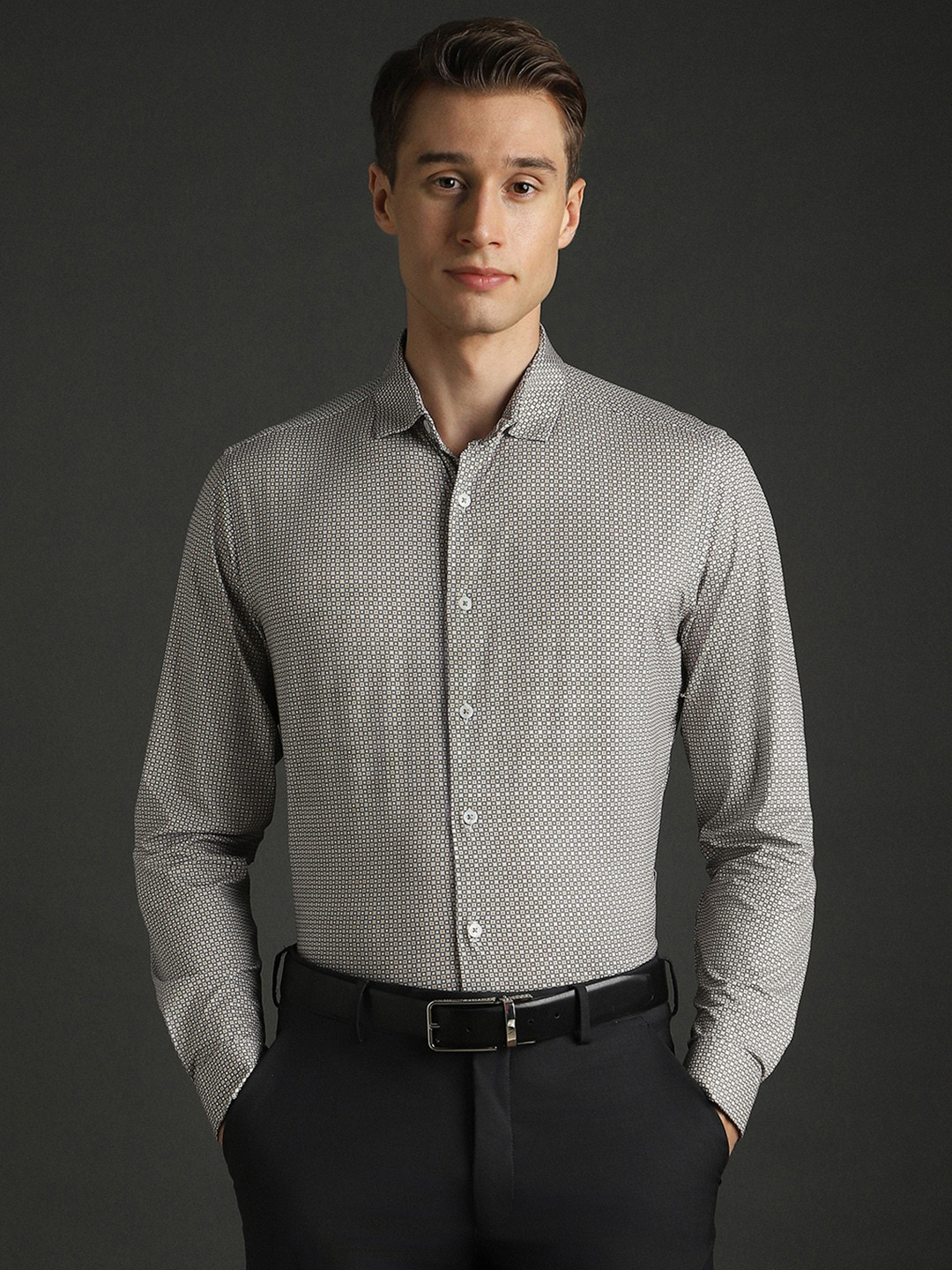Buy Bergamo Men Slim Fit Opaque Casual Shirt - Shirts for Men 30291892 ...