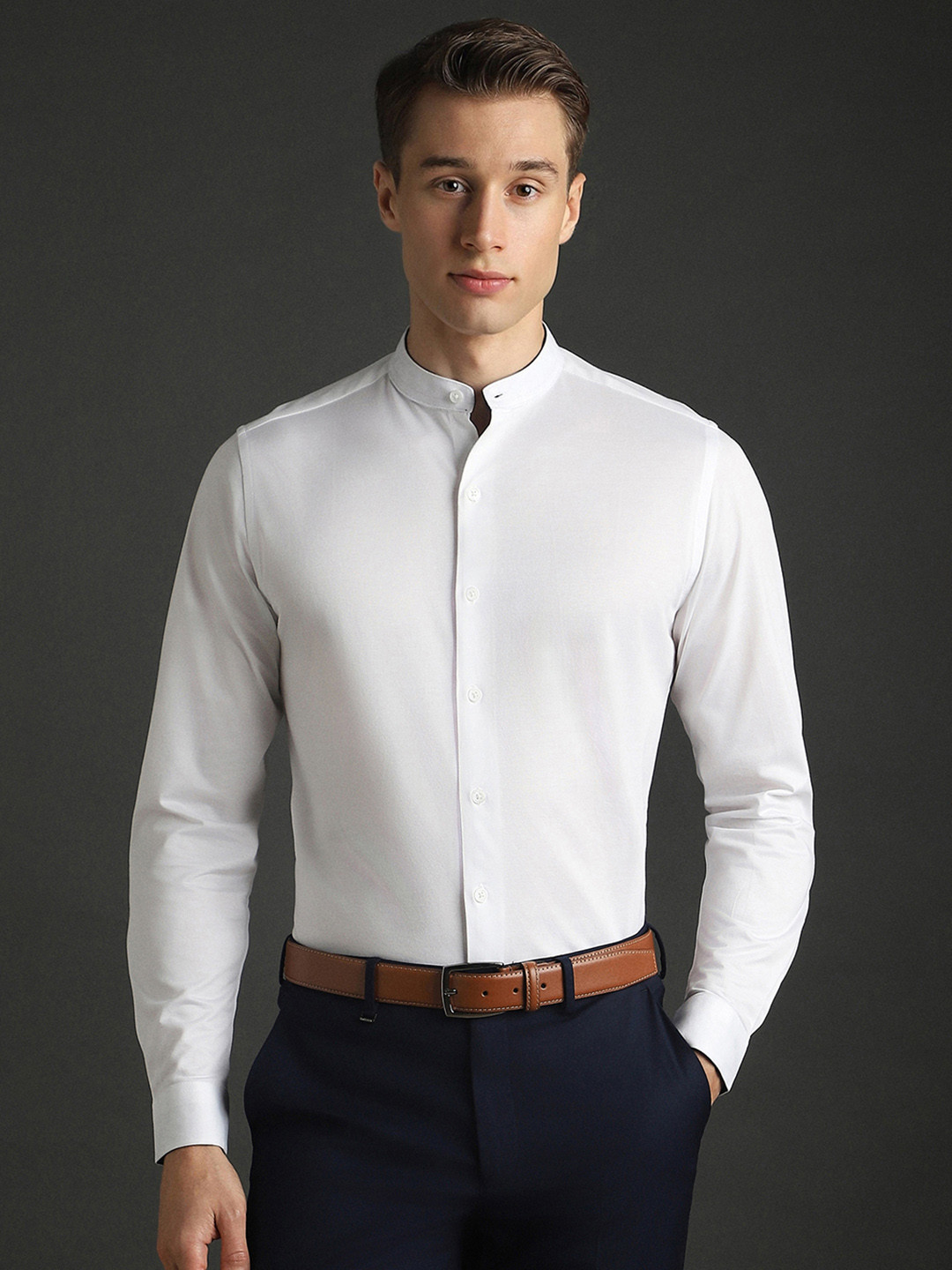 Buy Bergamo Men Slim Fit Opaque Casual Shirt - Shirts for Men 30291900 ...