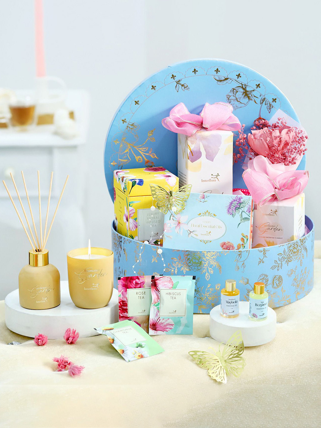 Buy Interflora Blooming Brews Home Gift Set - Home Gift Sets for Unisex ...