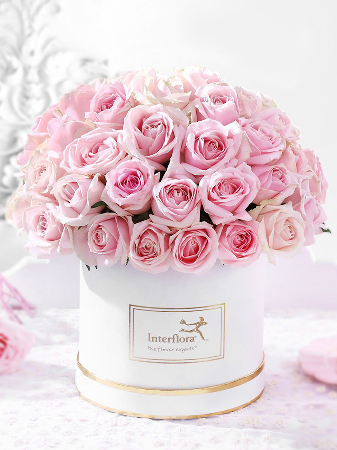 Buy Interflora Roses Fresh Flowers Bouquet - Fresh Flowers for Unisex ...