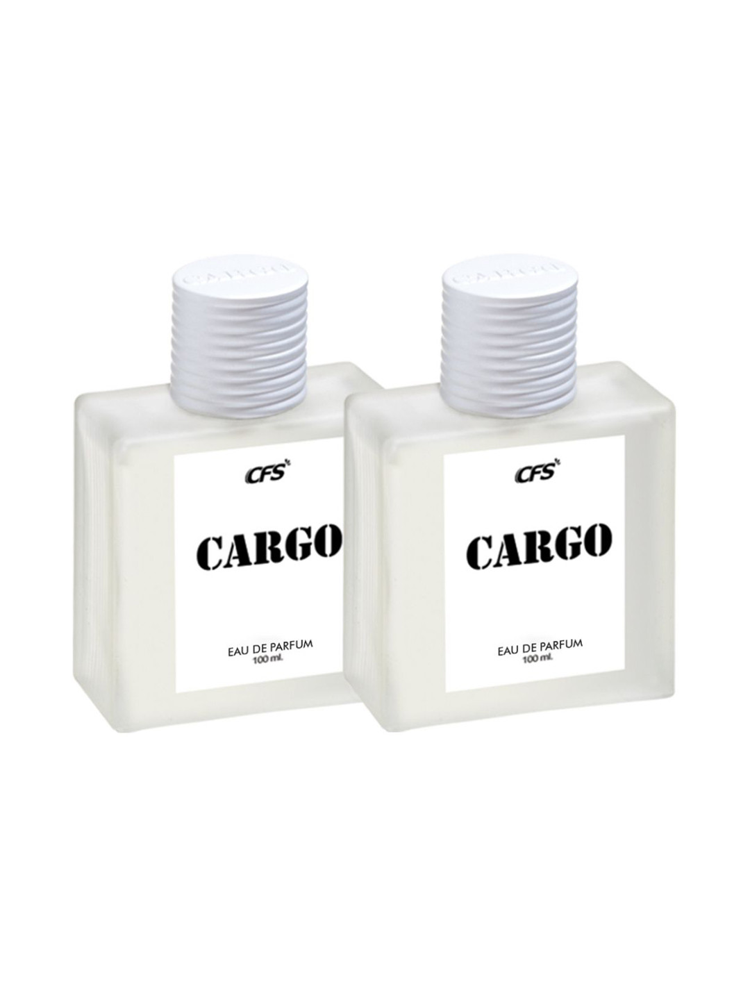 Buy CFS Cargo White Set Of 2 Long Lasting Eau De Parfum 100ml Each ...