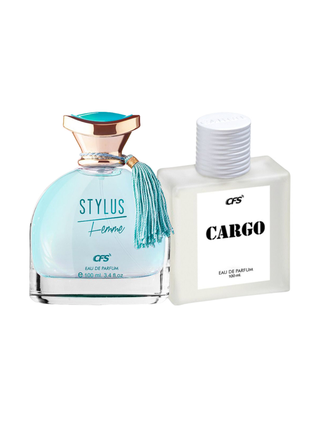 Buy CFS Set Of Stylus & Cargo White Long Lasting Eau De Parfum 100ml ...