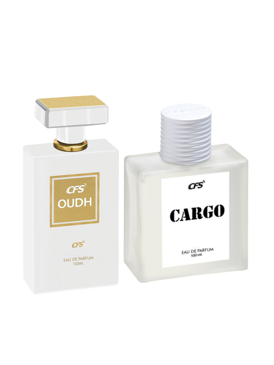 Buy CFS Set Of Oudh White & Cargo White Long Lasting Eau De Parfum 100 ...