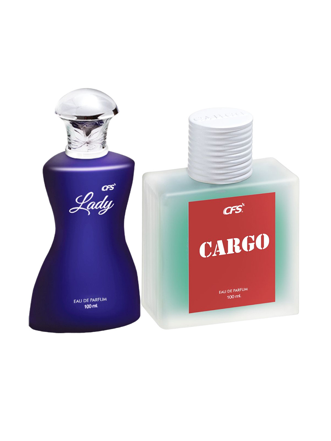 Buy CFS Set Of Lady Blue & Cargo Blue Long Lasting Eau De Parfum 100 Ml ...