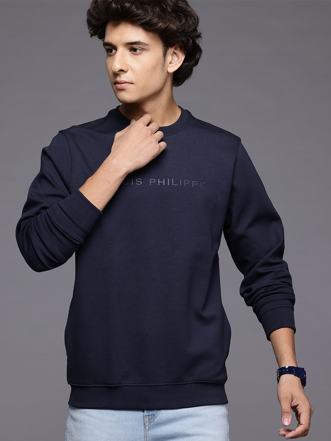Buy Louis Philippe Sweatshirt - Sweatshirts for Men 30306855 | Myntra