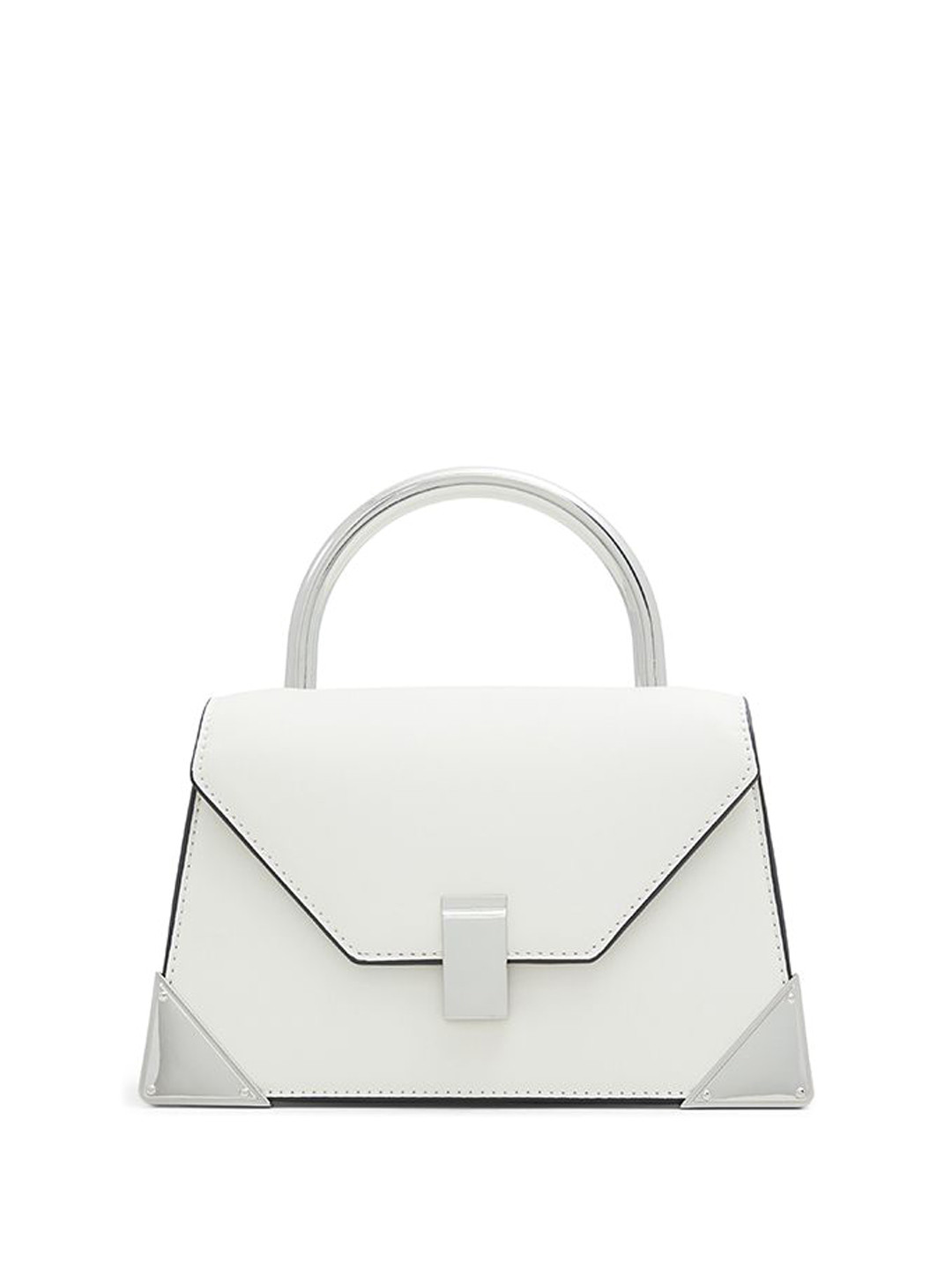 Buy ALDO Colourblocked Oversized Structured Satchel With Tasselled ...