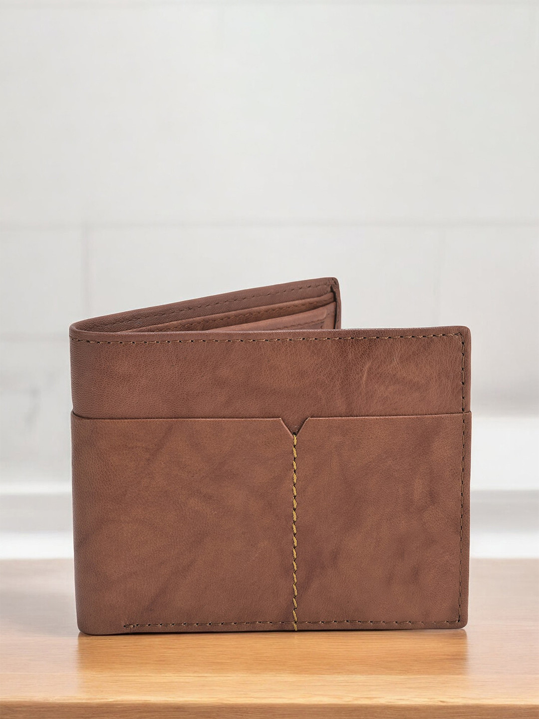 Buy The Roadster Lifestyle Co Men Leather Textured Two Fold Wallets ...