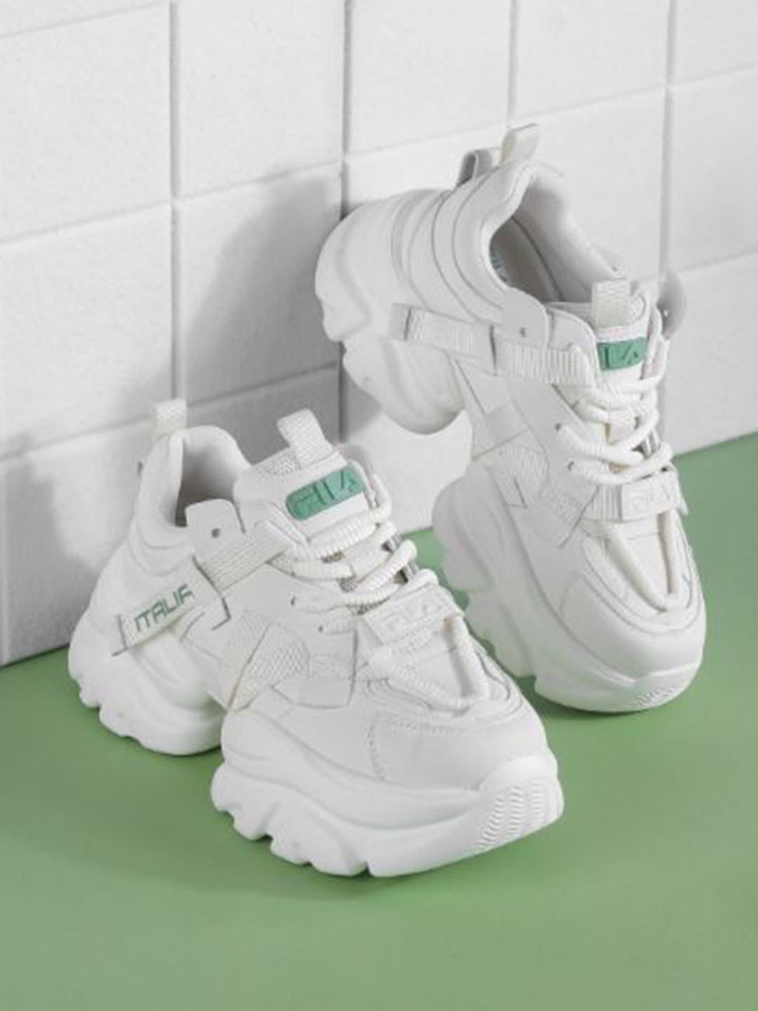 Buy FILA Women ENVI HALLI Round Toe Arch Support Insole Lightweight ...