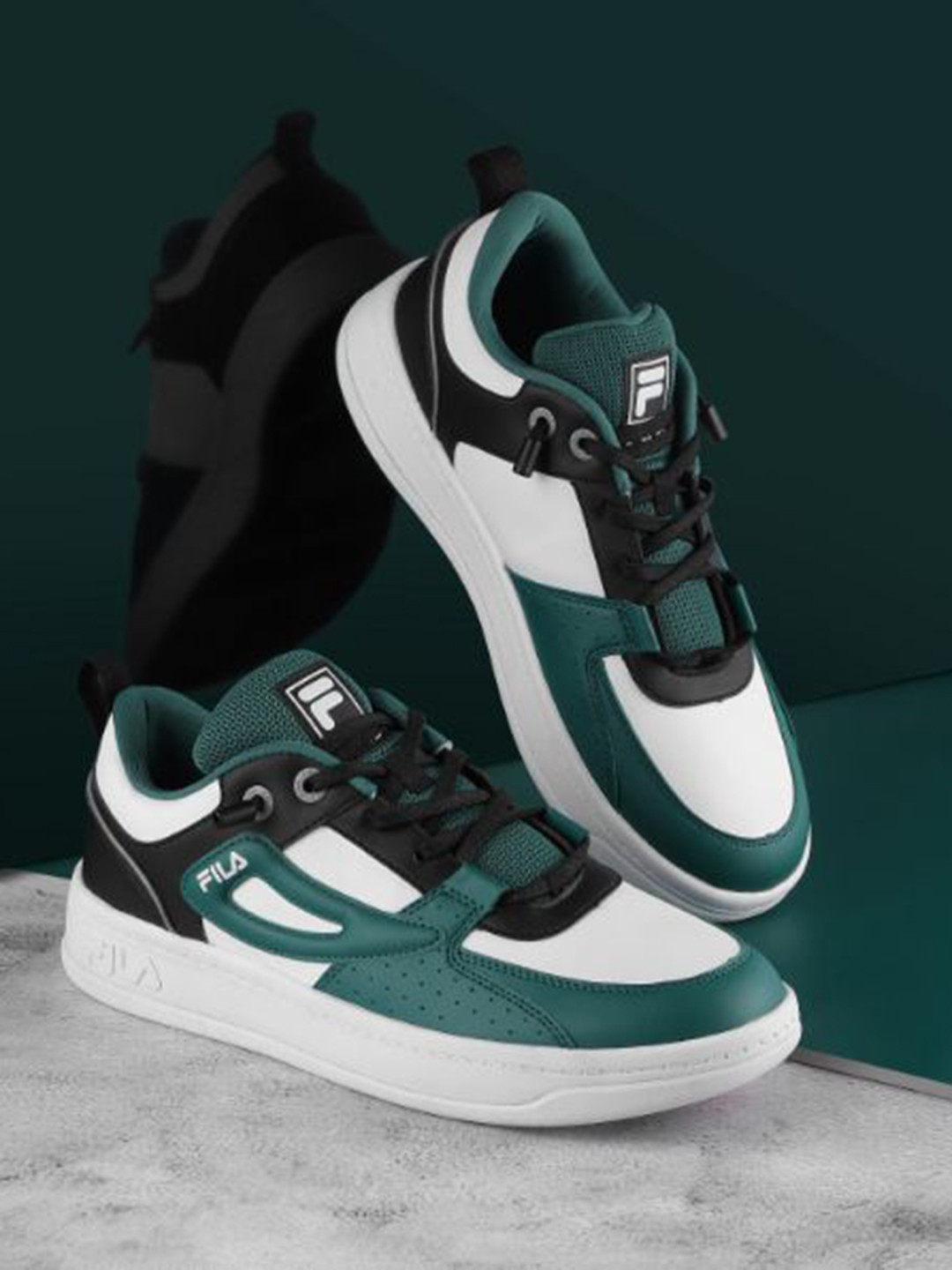 Buy FILA Men TUHO Round Toe Arch Support Insole Lightweight Sneakers ...