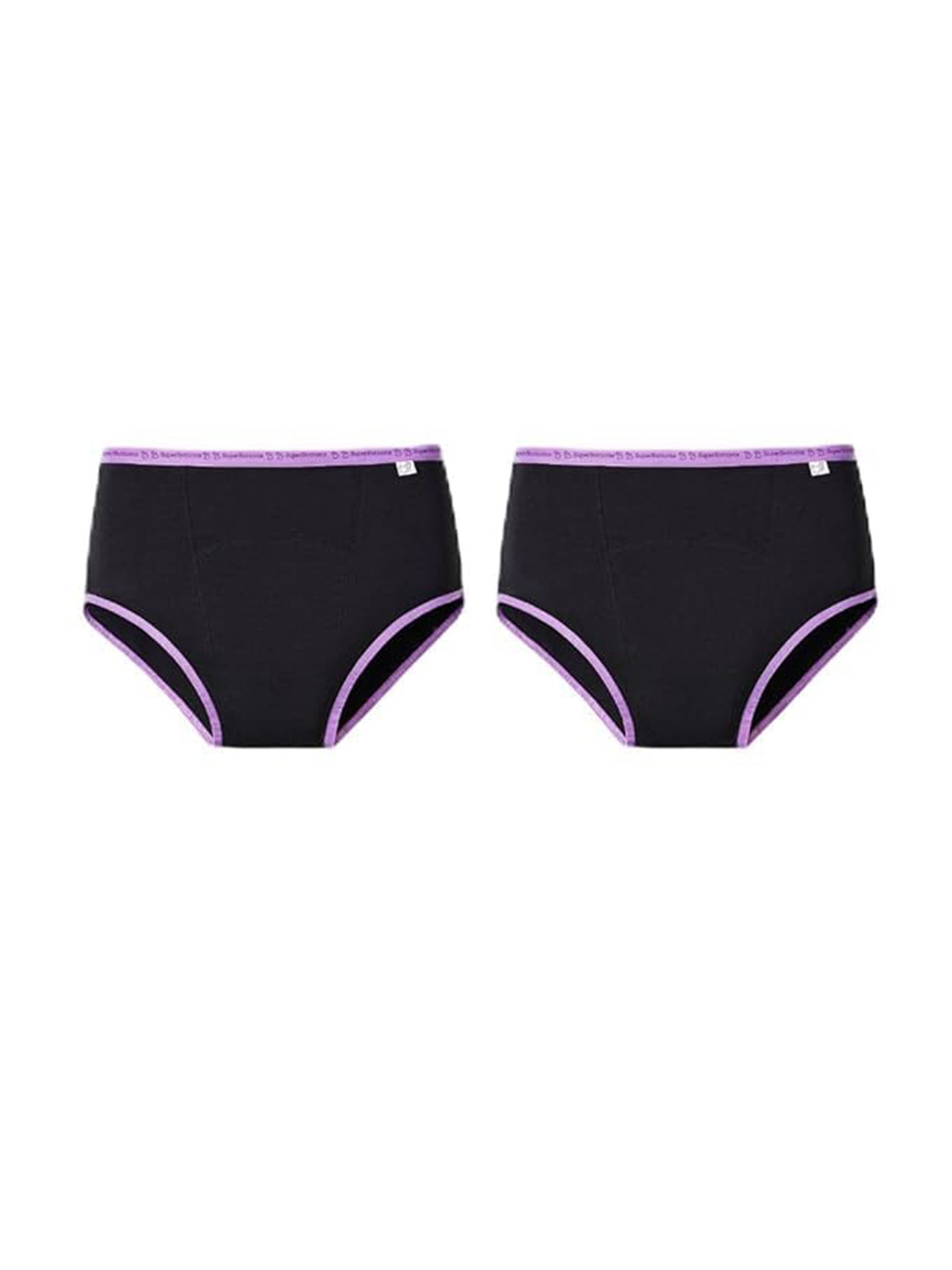 Buy SuperBottoms Pack Of 2 Max Absorb Period Underwear High Waist Leak ...
