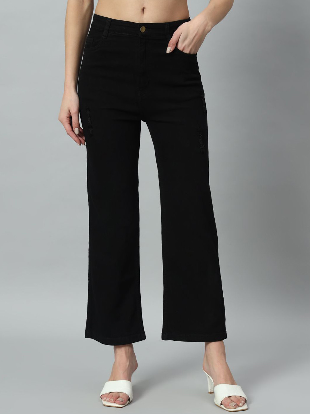 Buy Roadster Women High Rise Flared Fit Jeans - Jeans for Women ...