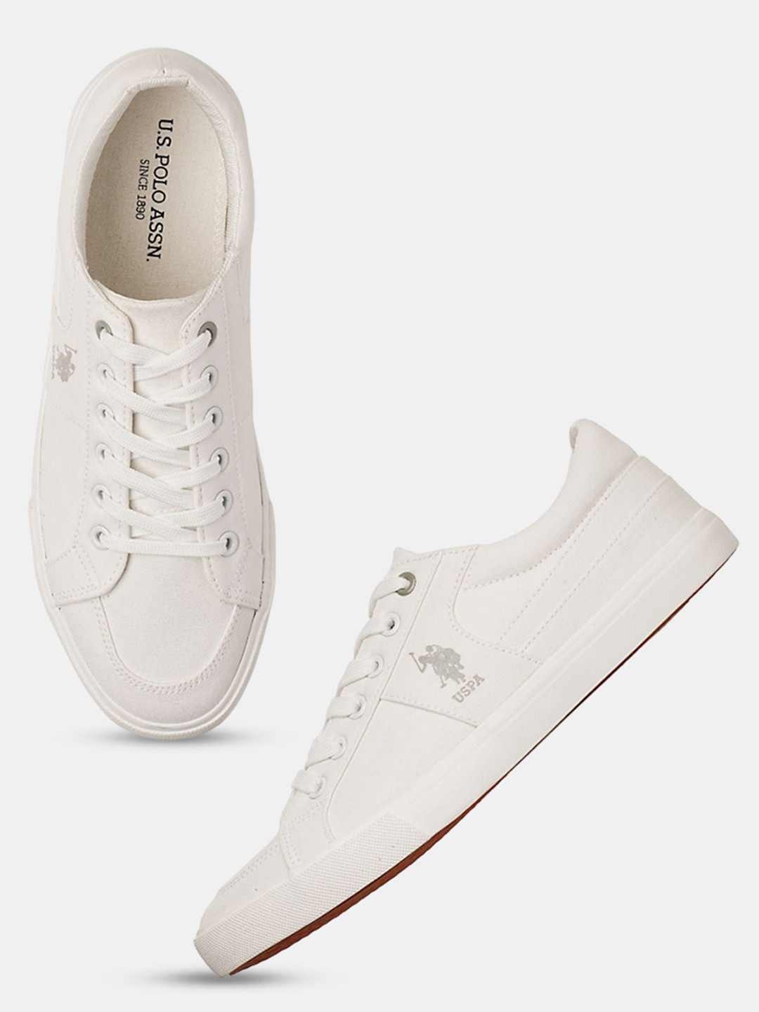 Buy U.S. Polo Assn. Men Round Toe Lace Ups Sneakers CLARKIN - Casual ...