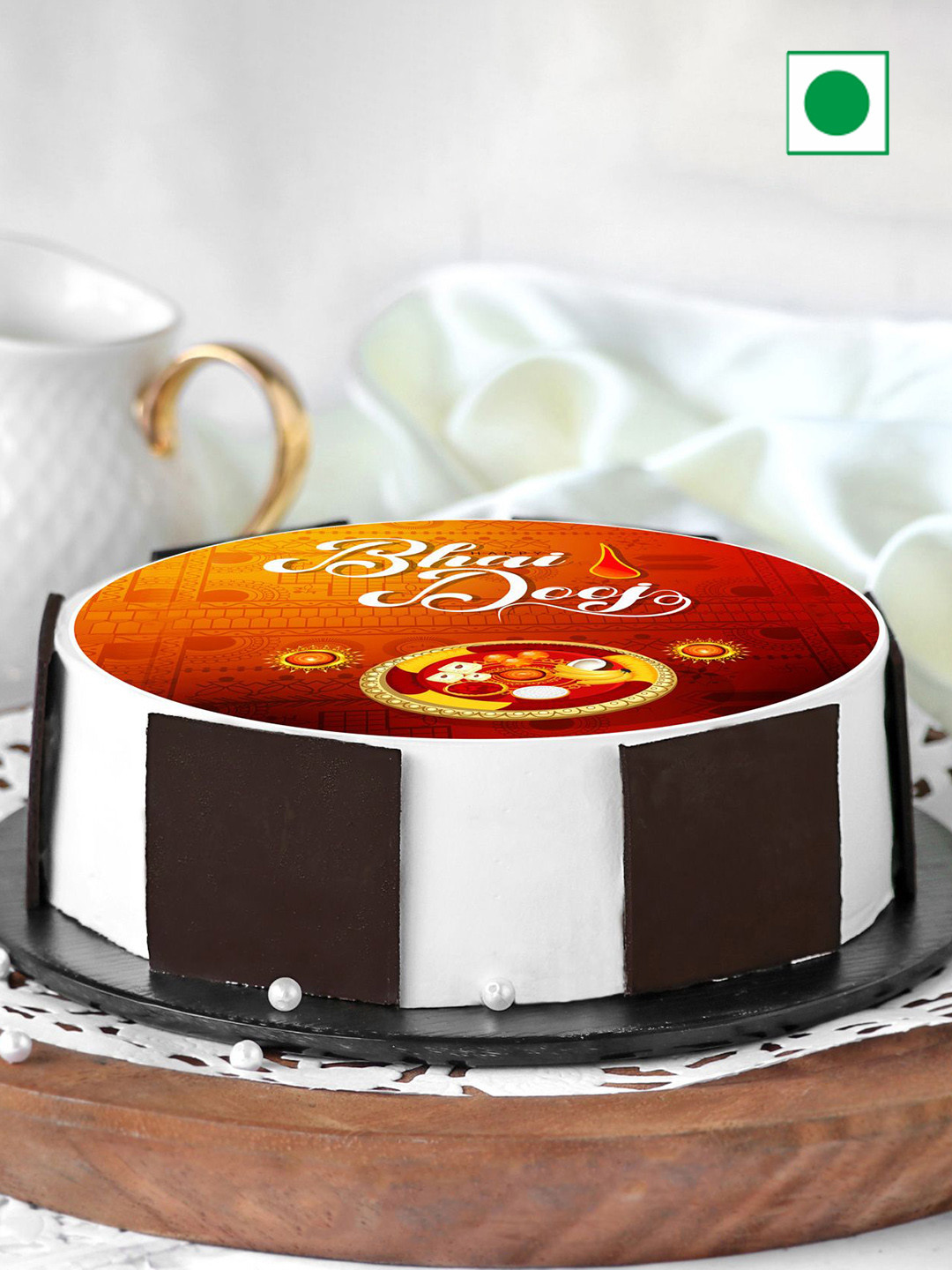 Buy IGP Butterscotch Flavour Eggless Round Cake 500g - Cake for Unisex ...